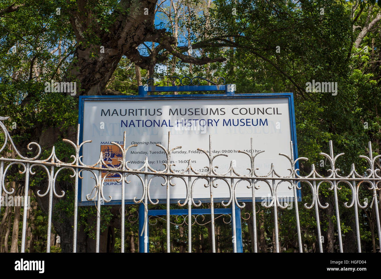 The Historical and Naval Museum in Mahébourg, Mauritius Stock Photo - Alamy