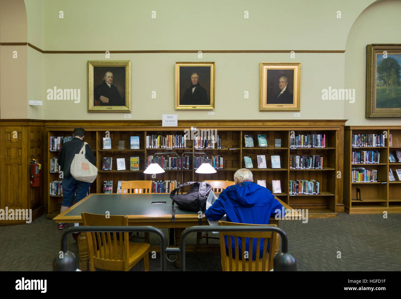 Forbes public library Northampton MA Stock Photo - Alamy