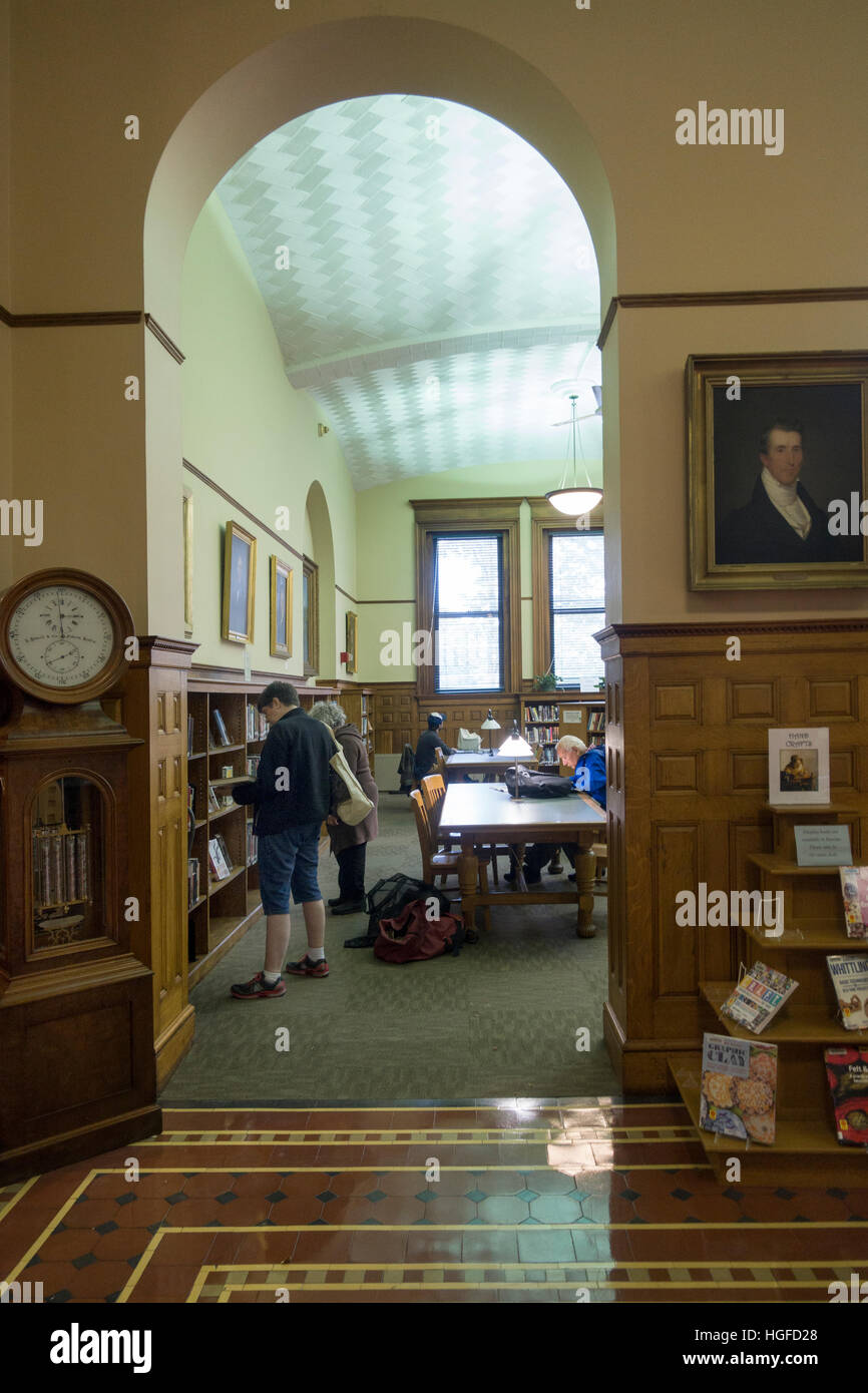 Forbes public library Northampton MA Stock Photo - Alamy