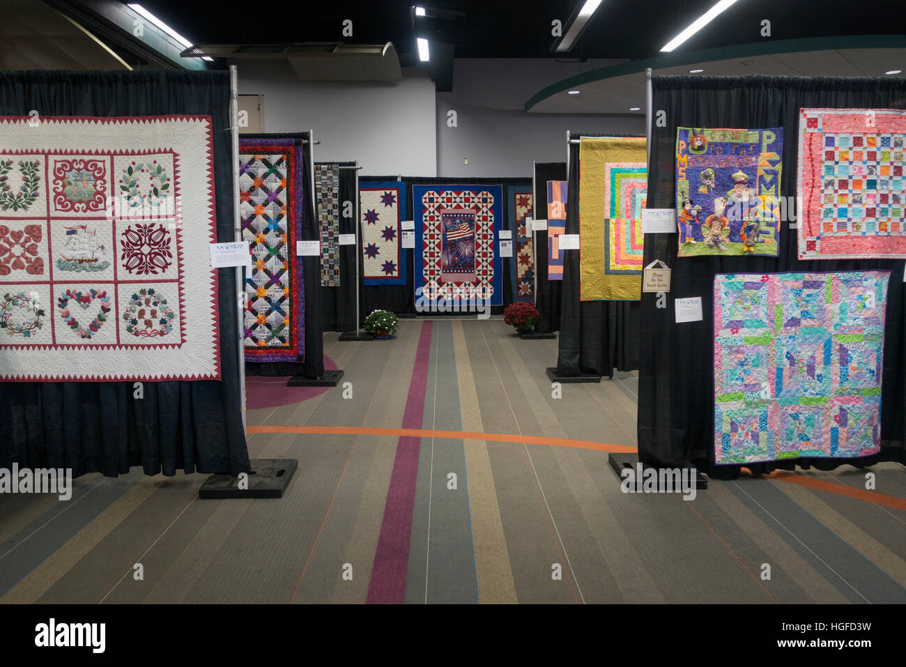 Covering old bed quilts hi-res stock photography and images - Alamy