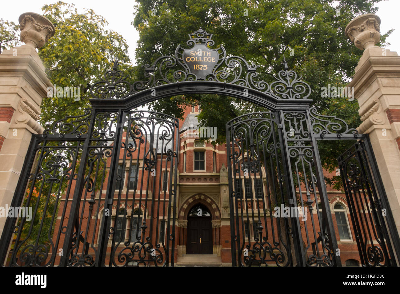 Smith college gate Northampton MA Stock Photo - Alamy