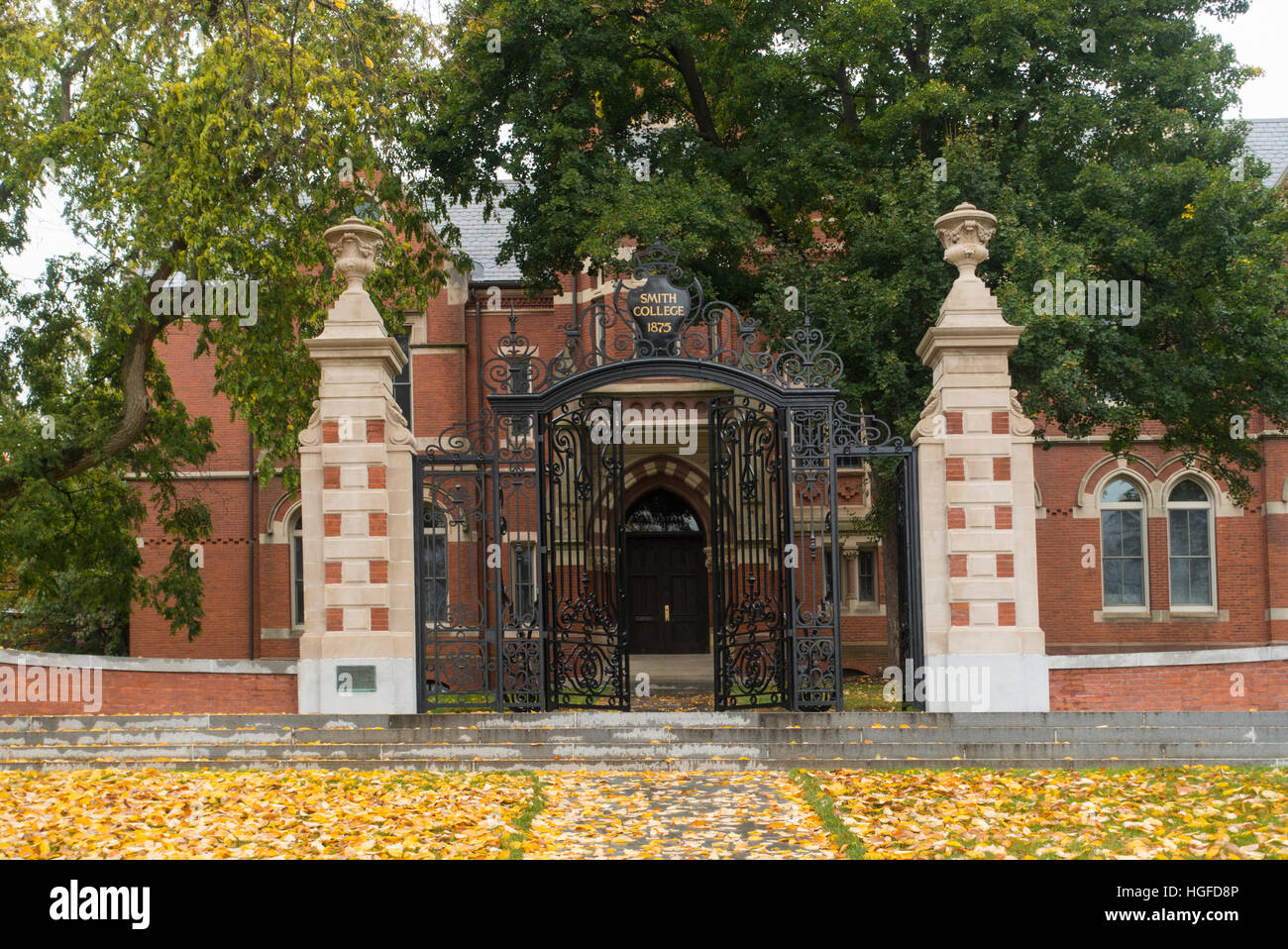 Smith college gate Northampton MA Stock Photo - Alamy