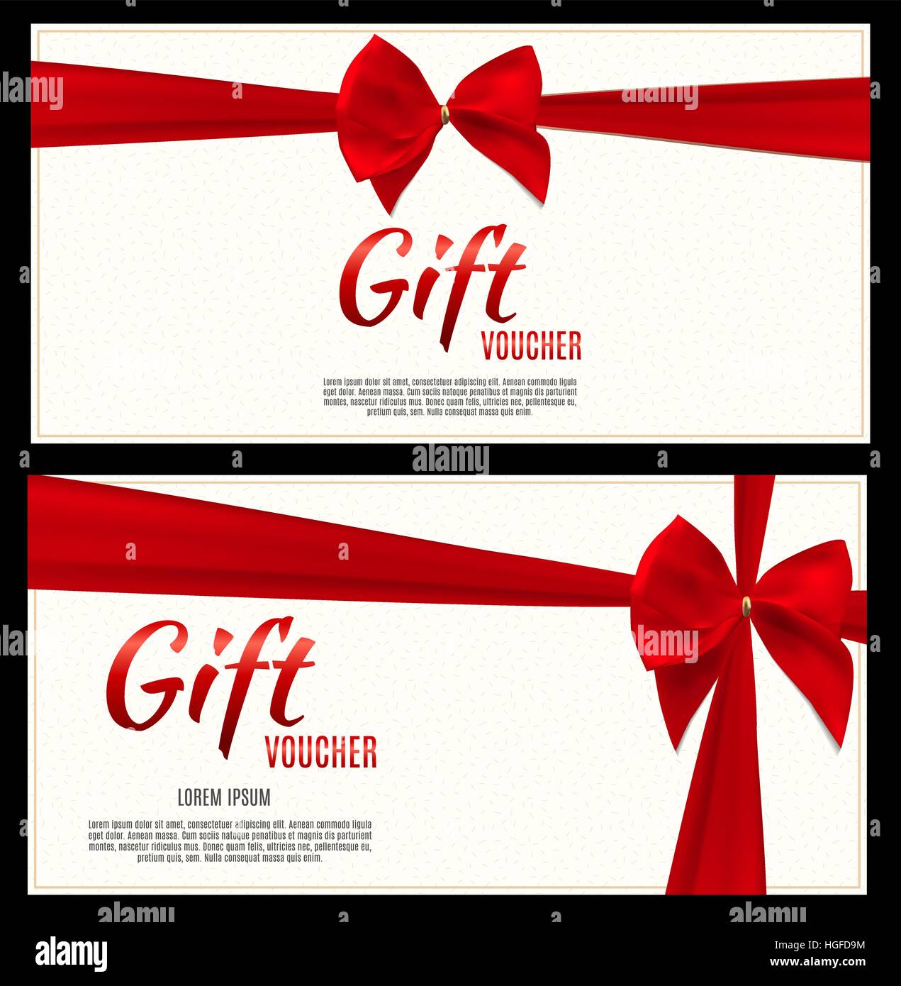 Voucher template vintage blank Stock Vector Images - Alamy