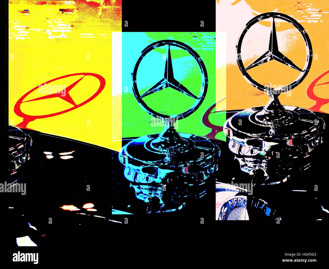 Mercedes star mercedes star hi-res stock photography and images - Alamy