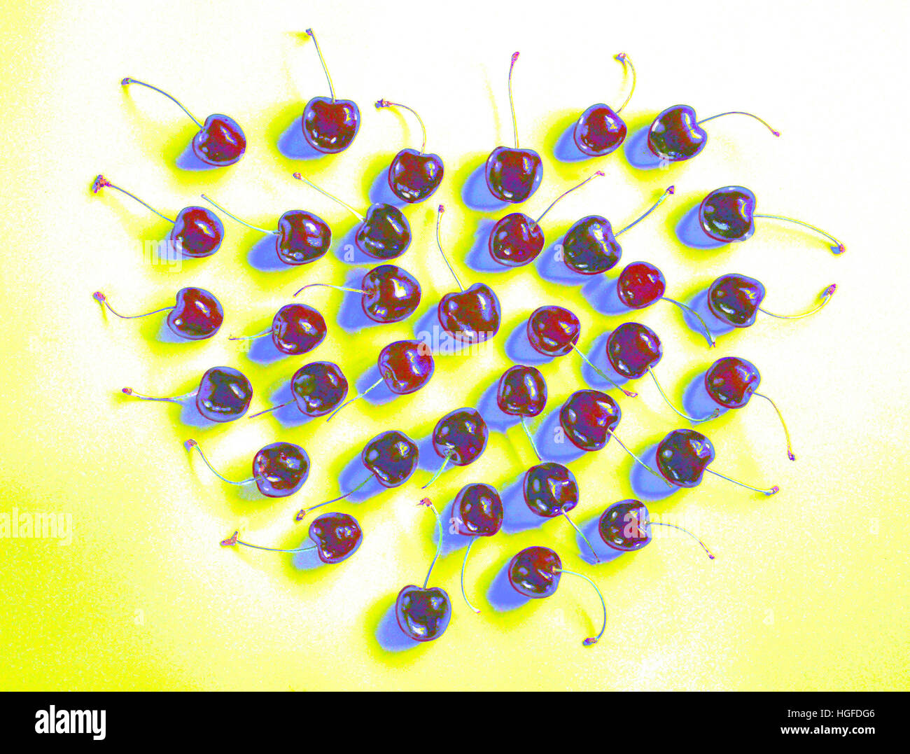 Cherry patterns hi-res stock photography and images - Alamy