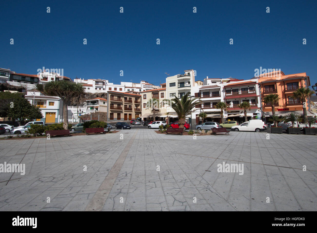square in Candelaria Stock Photo - Alamy