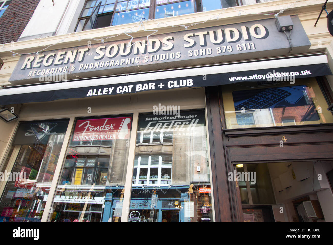 Regents Sounds Studio in London Stock Photo - Alamy