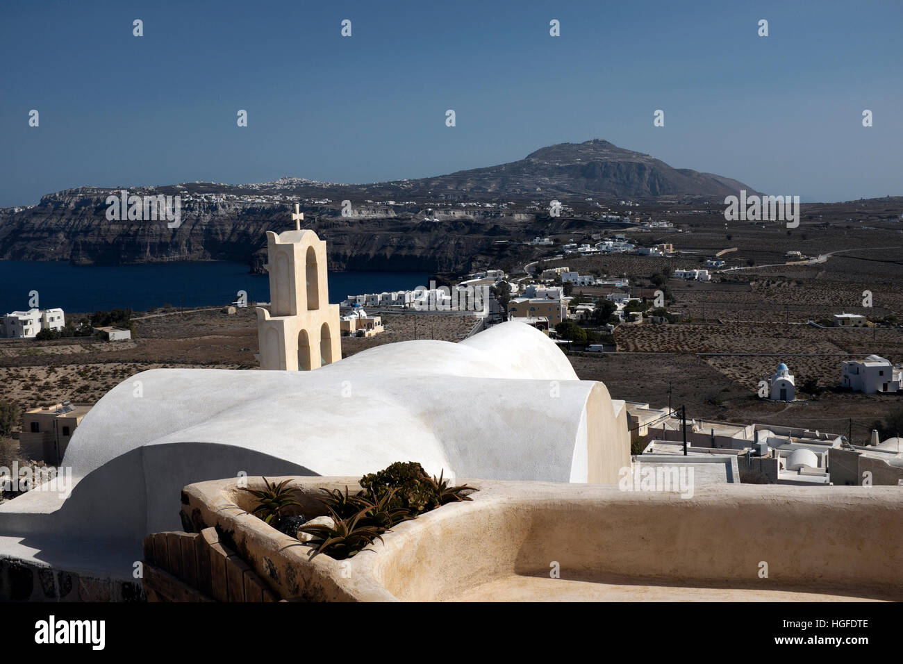 Akrotiri Village, Santorini, Greece Stock Photo - Alamy
