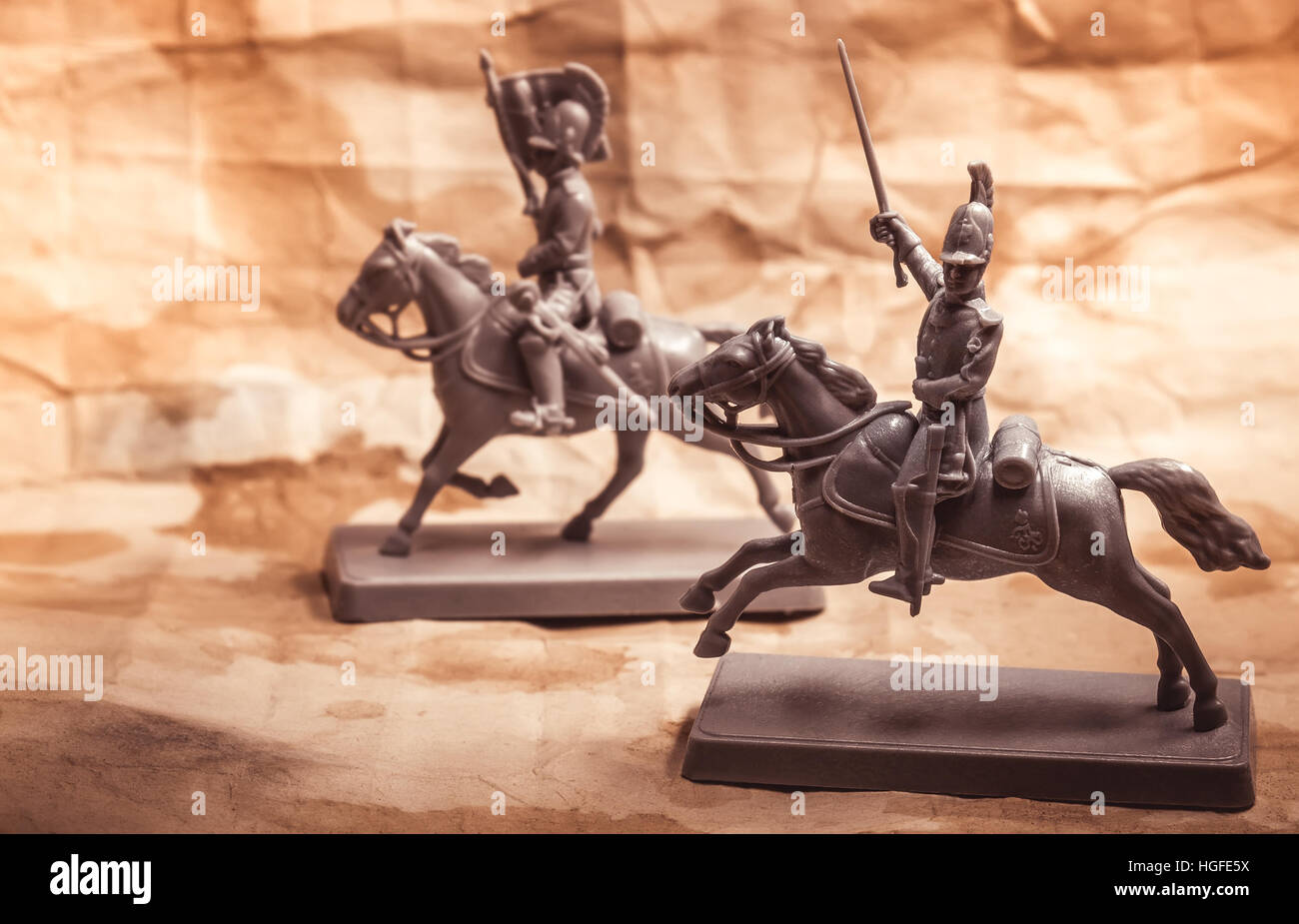 Figures of soldiers, Russian dragoon Stock Photo - Alamy