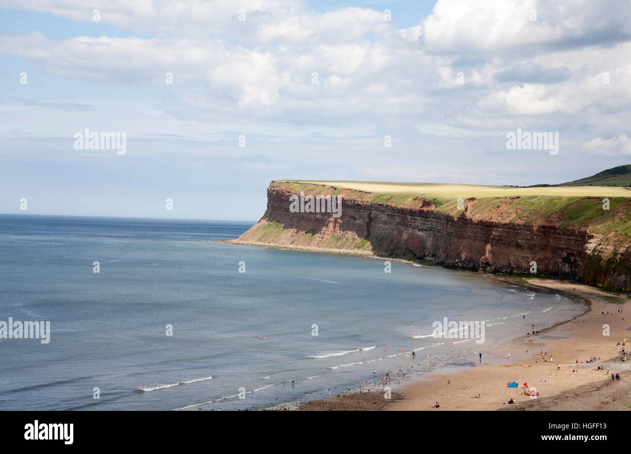 A view of Huntcliff below Warsett Hill Saltburn-by-the Sea Cleveland ...