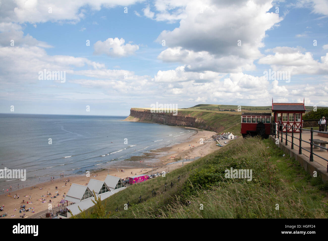 Saltburn cliff lift or railway Saltburn-by-the-Sea Cleveland formally ...