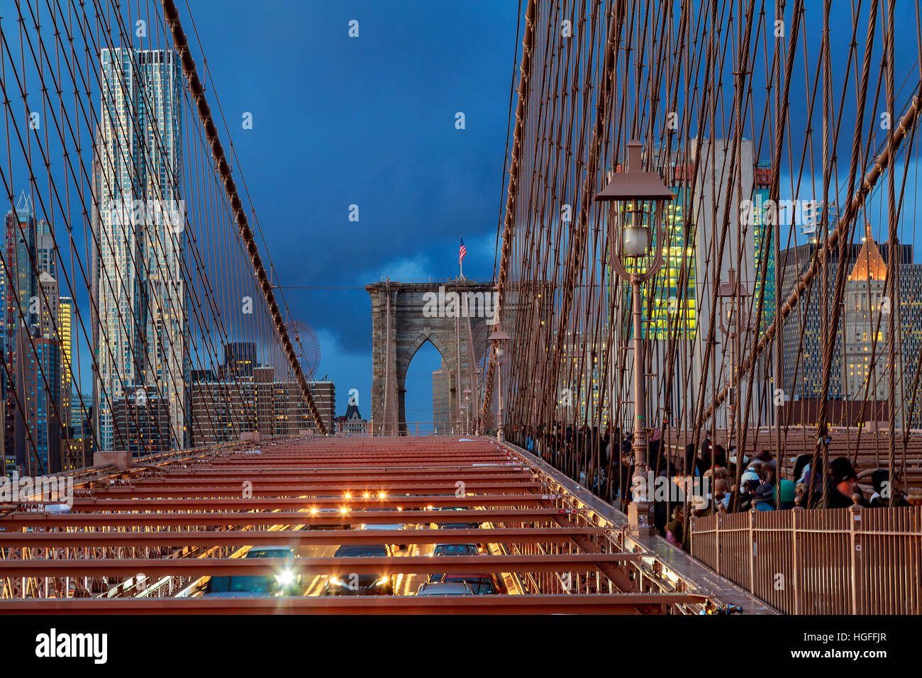 New York City - beautiful sunset over manhattan with manhattan and ...
