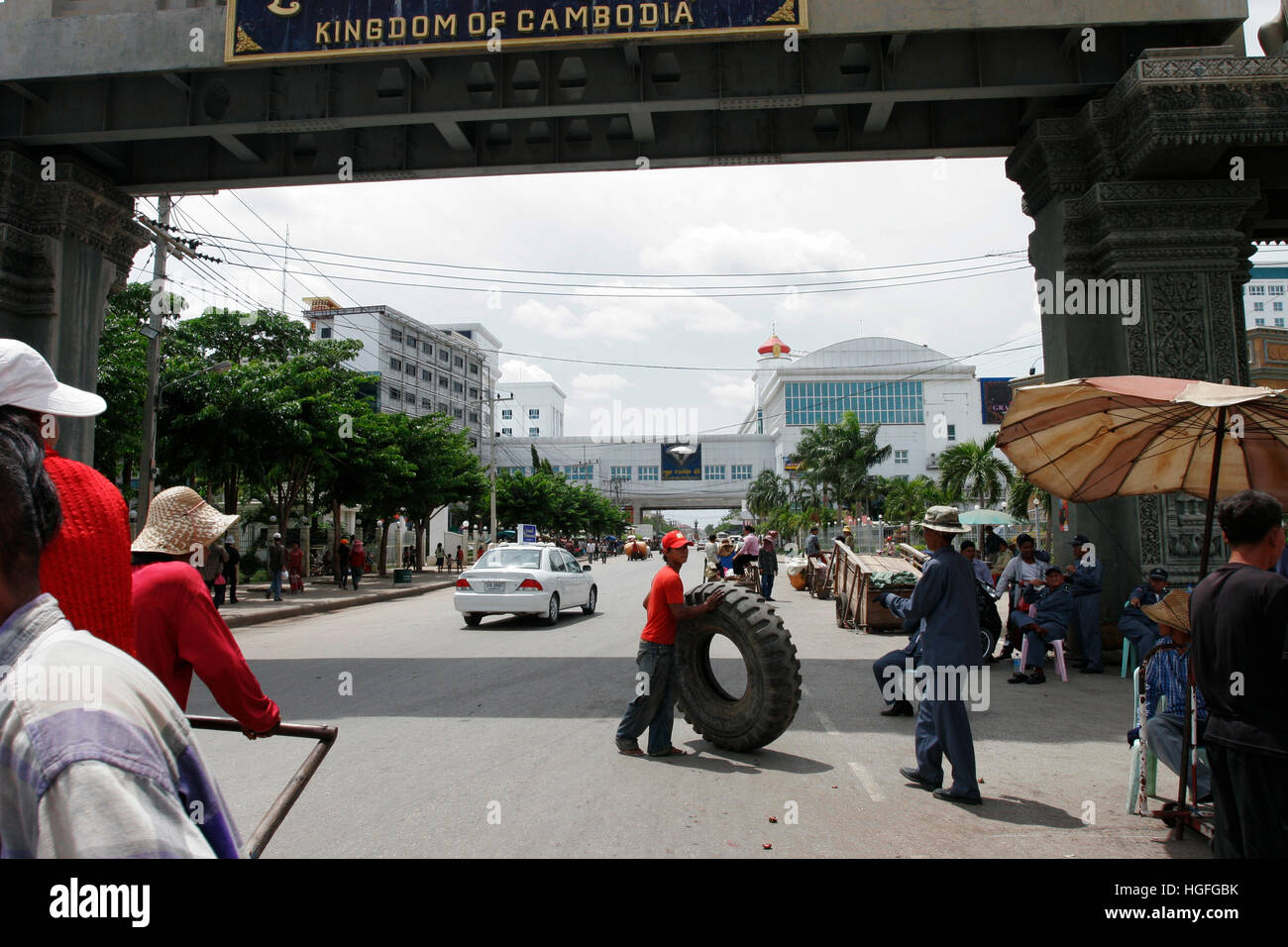 Aranyaprathet border hi-res stock photography and images - Alamy