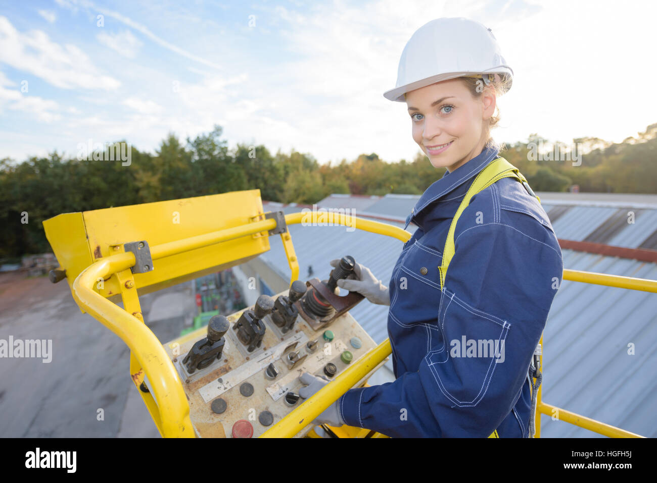 Elevator operator hi-res stock photography and images - Alamy