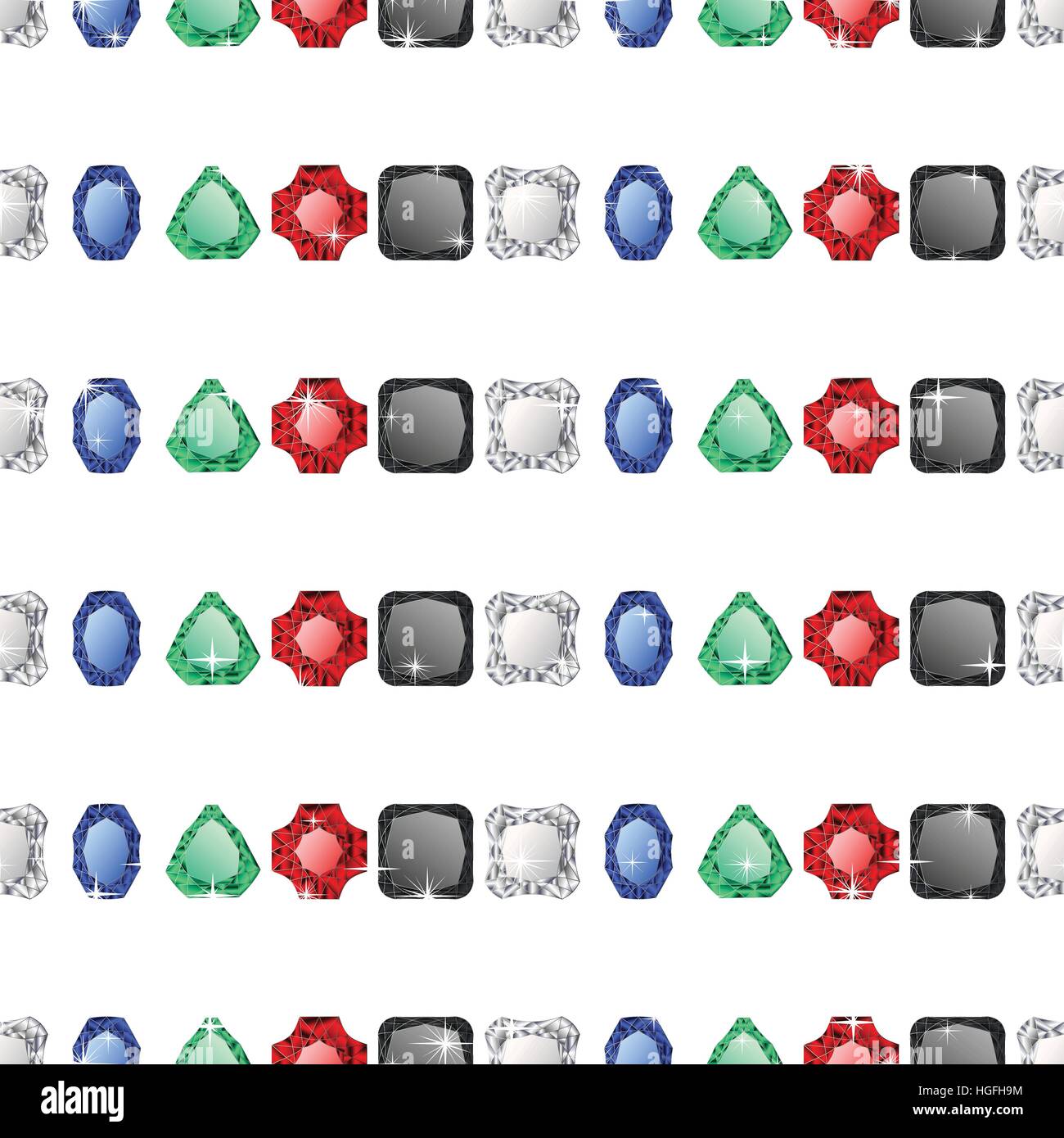 Diamonds seamless pattern Stock Vector Image & Art - Alamy