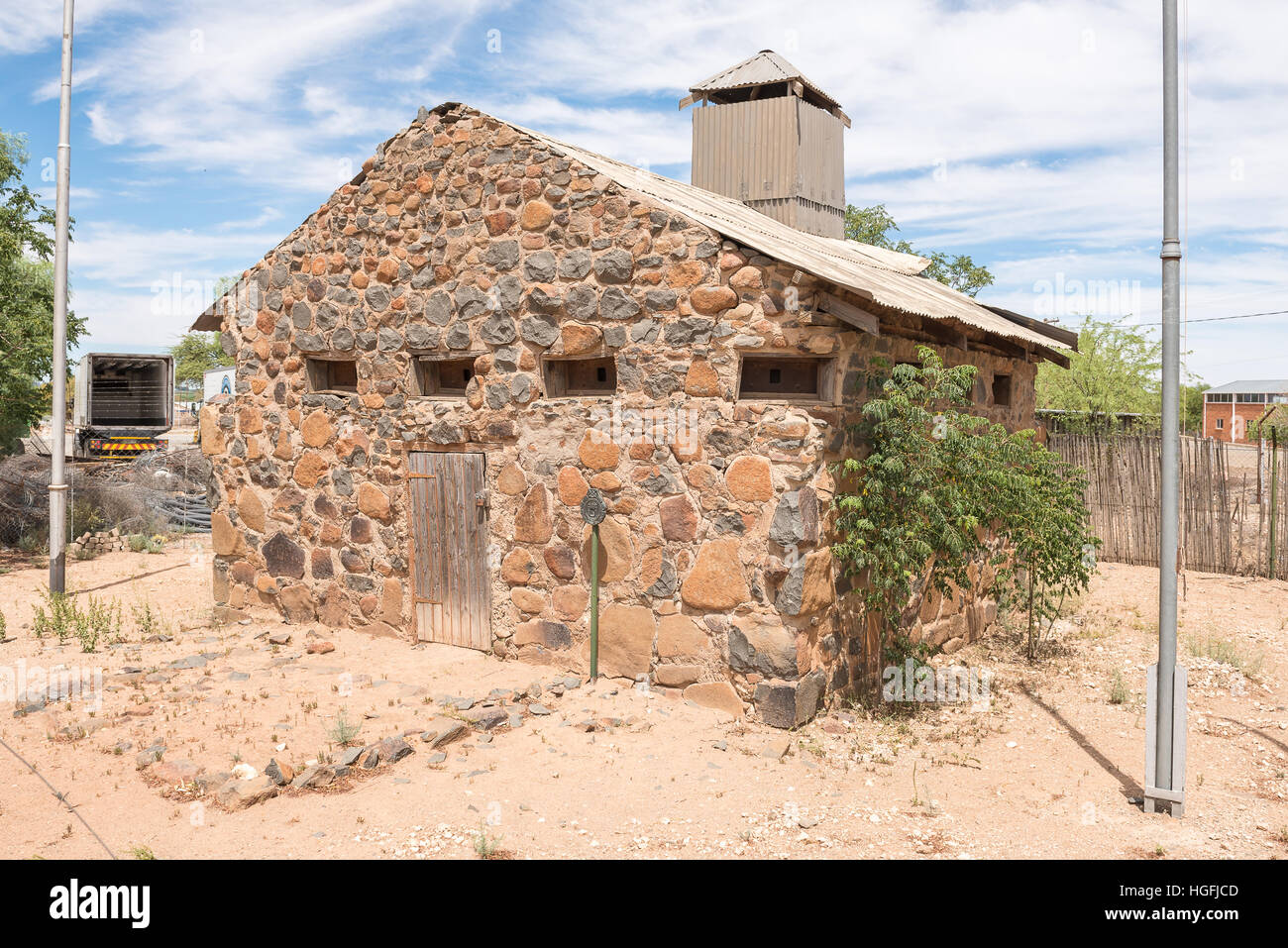 JACOBSDAL, SOUTH AFRICA - DECEMBER 24, 2016: The blockhouse in ...