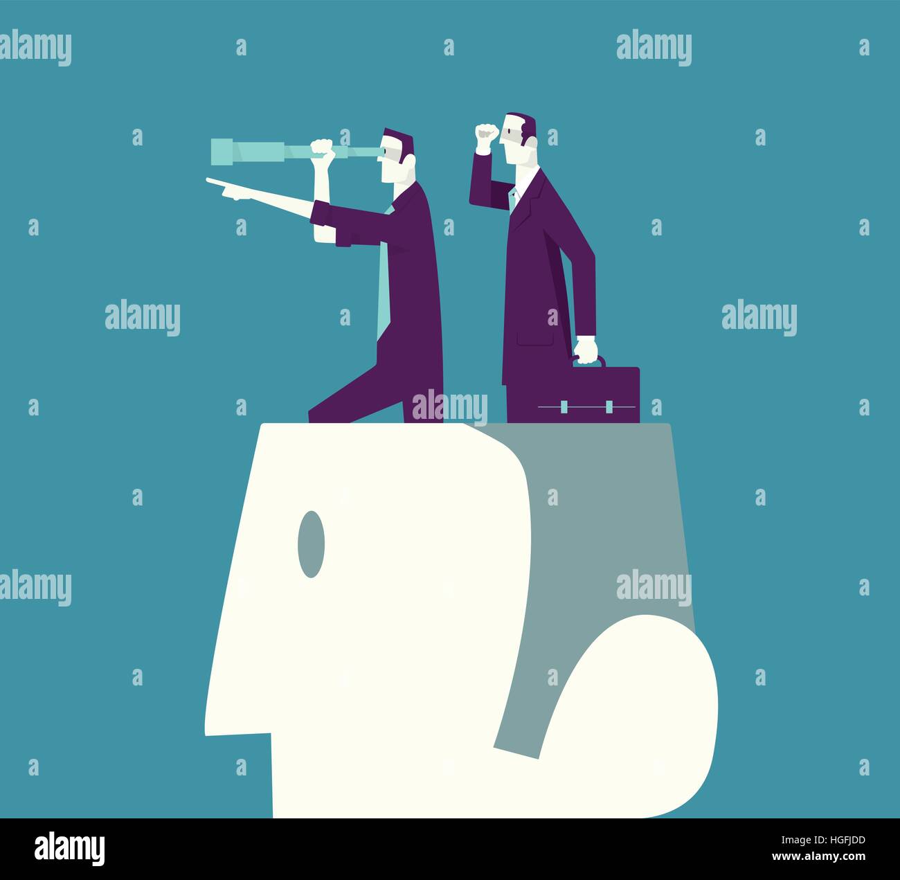 Two telescope Stock Vector Images - Alamy