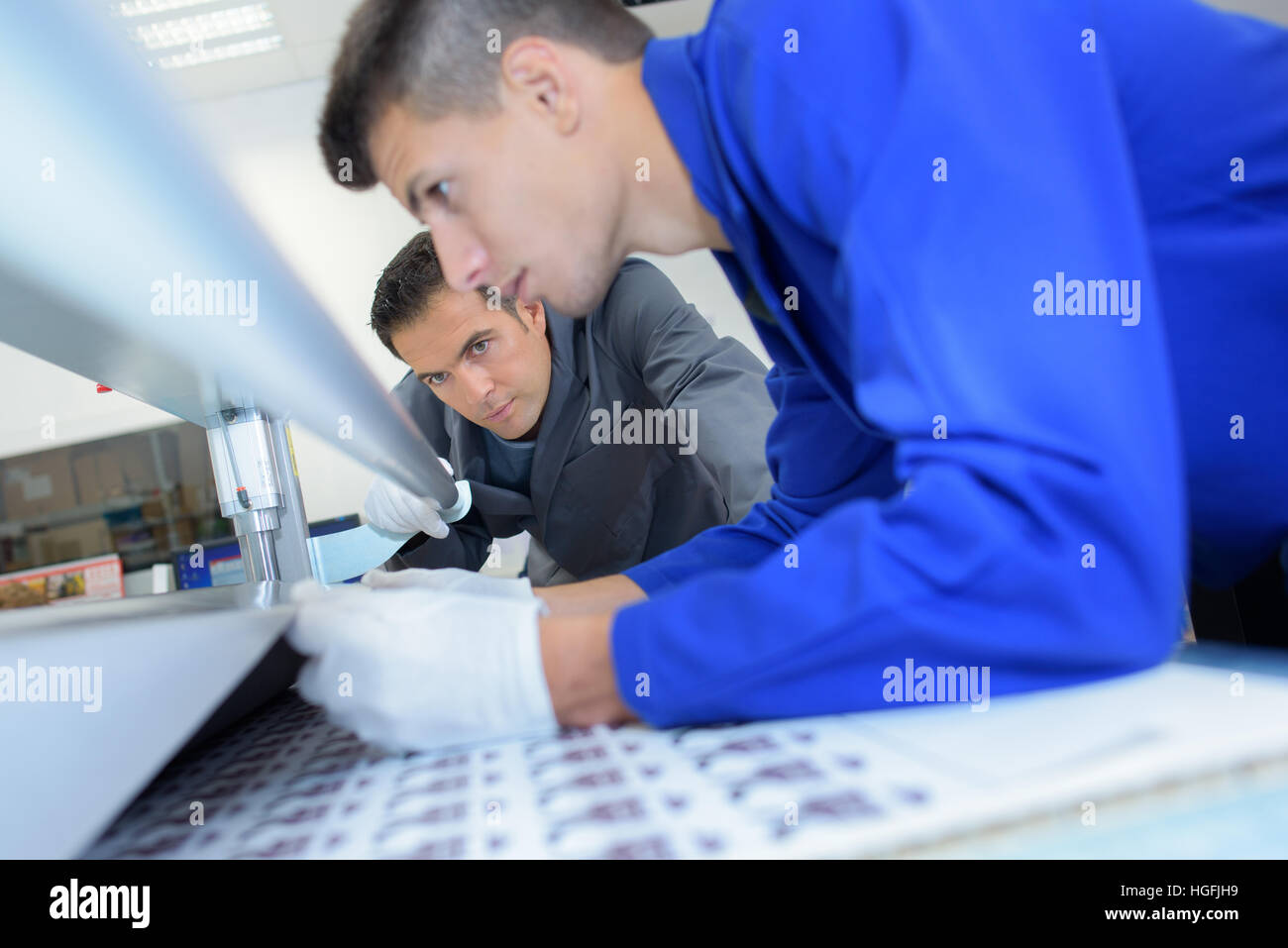 Printer printing canvas hi-res stock photography and images - Alamy