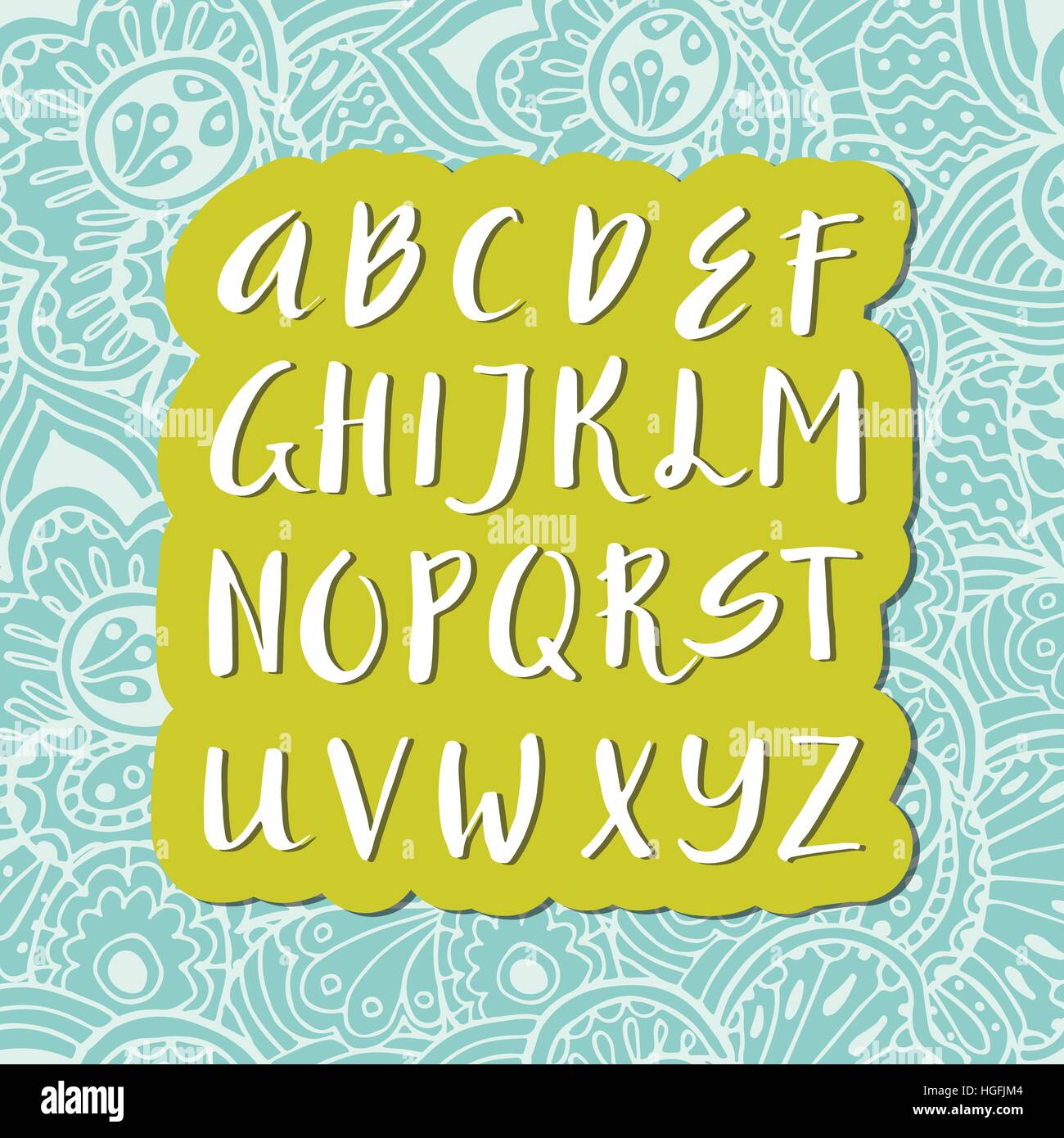 Unique vector alphabet Stock Vector Image & Art - Alamy