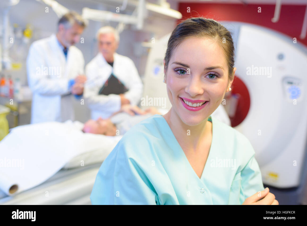 MRI technologist posing Stock Photo - Alamy