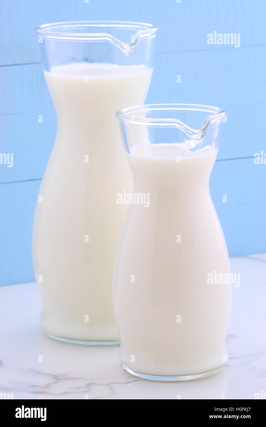 Delicious fresh milk, one of the primary sources of nutrition on ...