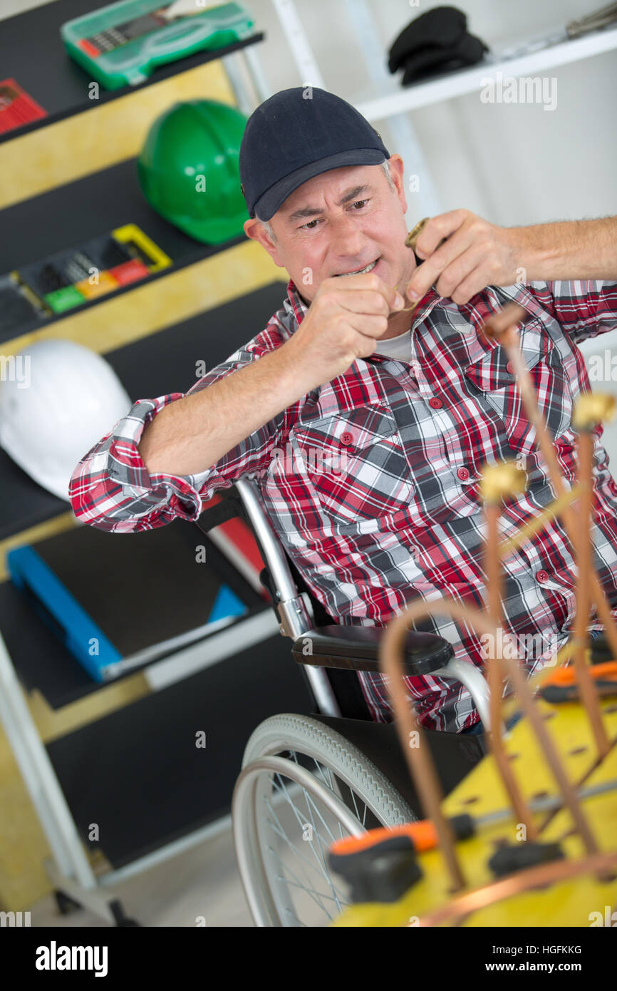 Disabled worker hi-res stock photography and images - Alamy