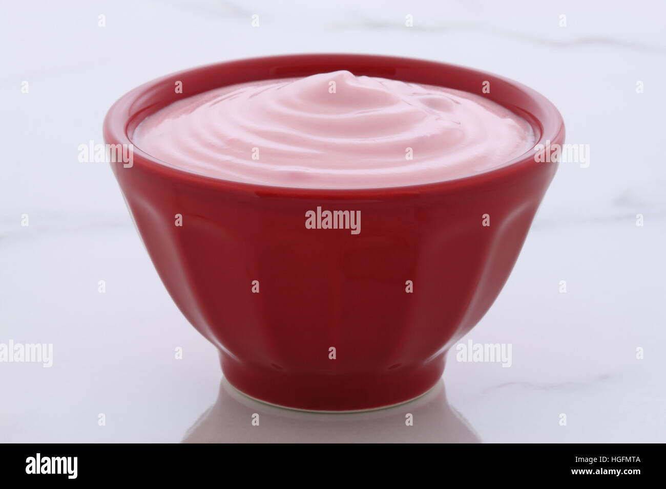 Delicious slow churned Greek strawberry yogurt, with lots of fruit and ...