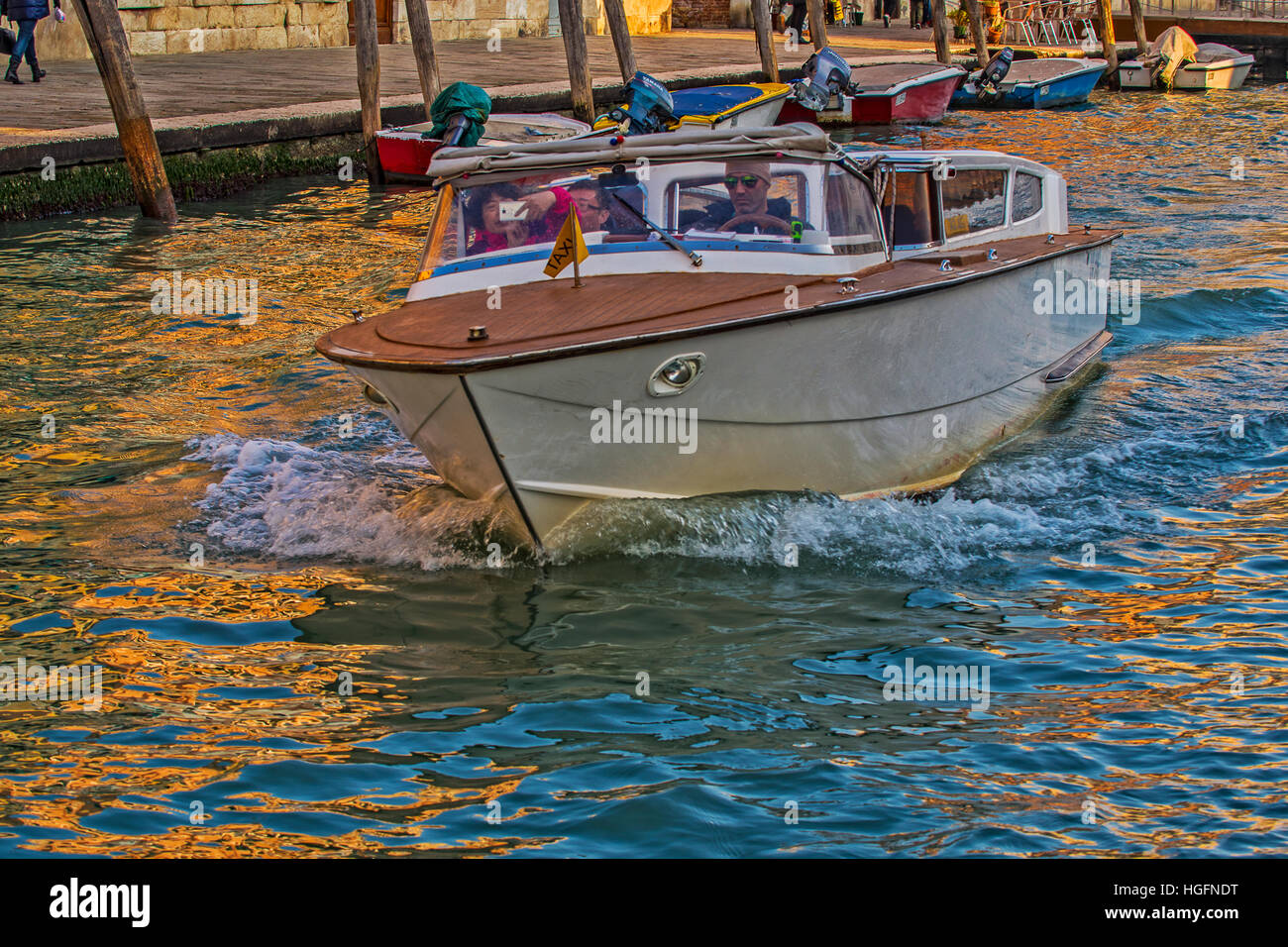 Venice taxi hi-res stock photography and images - Alamy