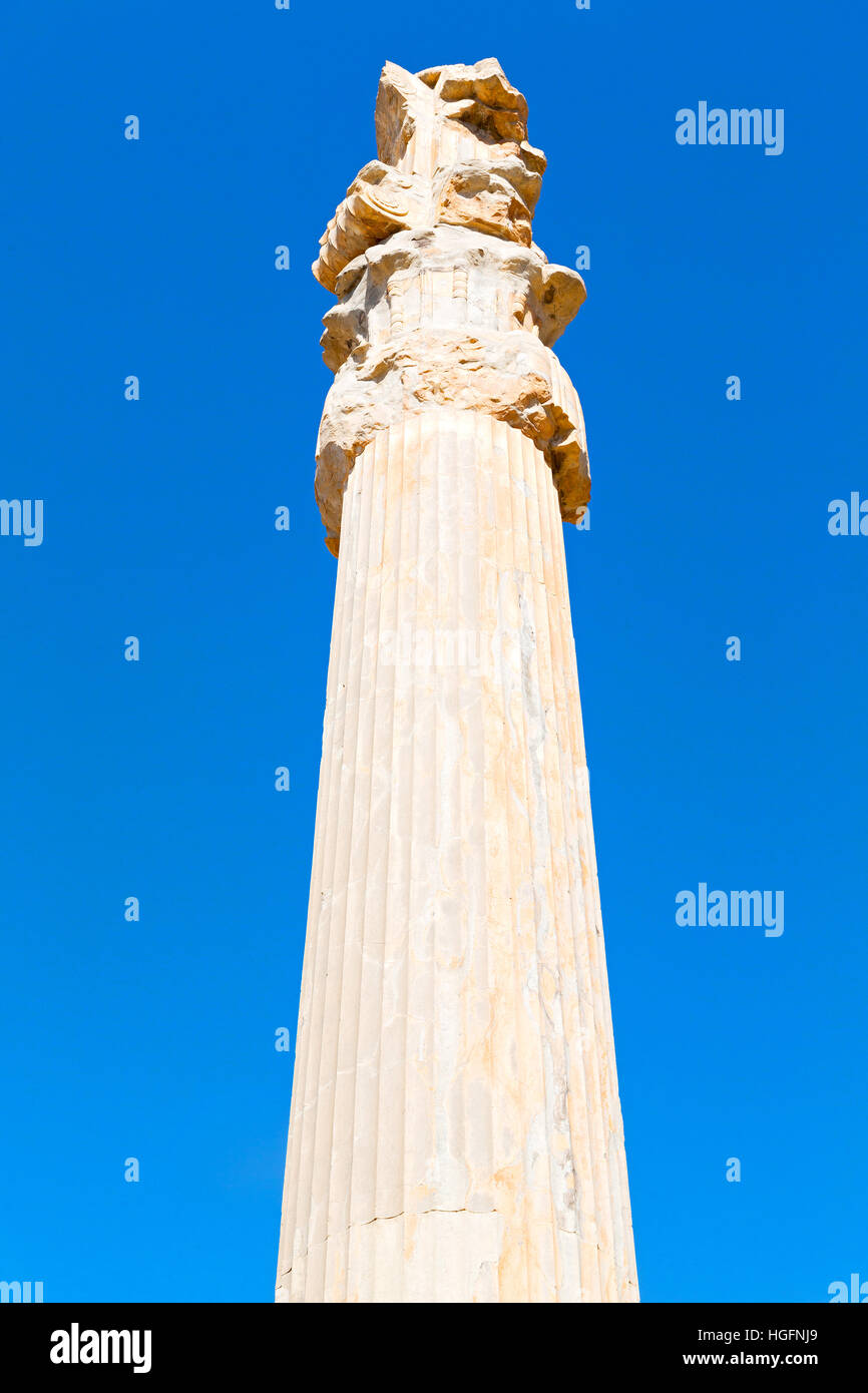 blur in iran persepolis the old ruins historical destination monuments ...