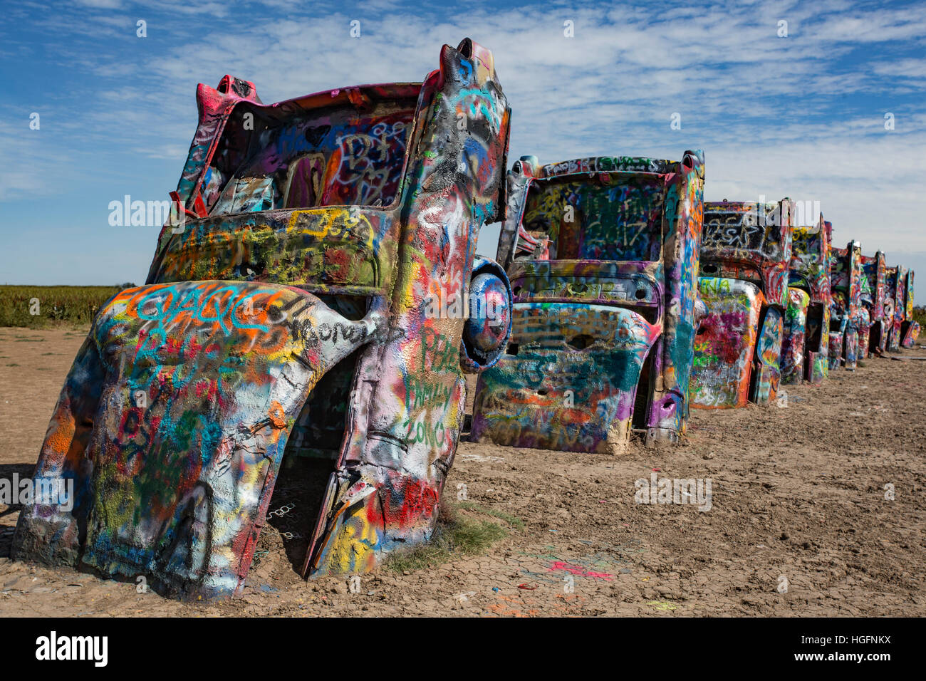 Amarillo, Texas Cadillac Ranch High Resolution Stock Photography and ...