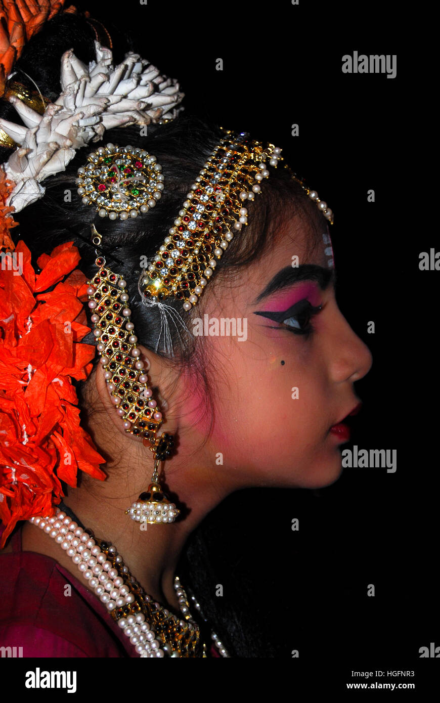 Kuchipudi dancer hi-res stock photography and images - Alamy