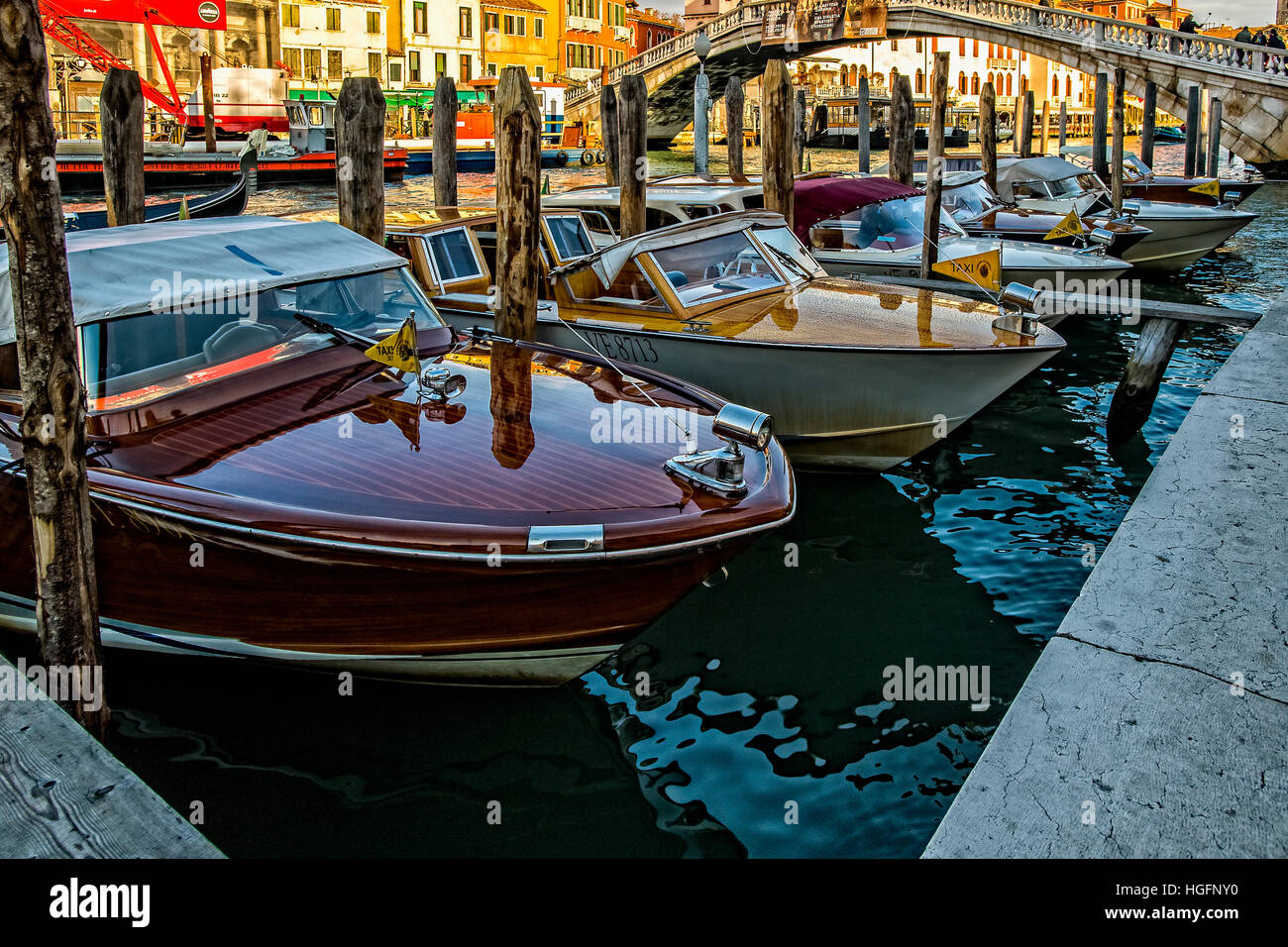 Italy Veneto Venice Public Transport - Taxi Stock Photo - Alamy