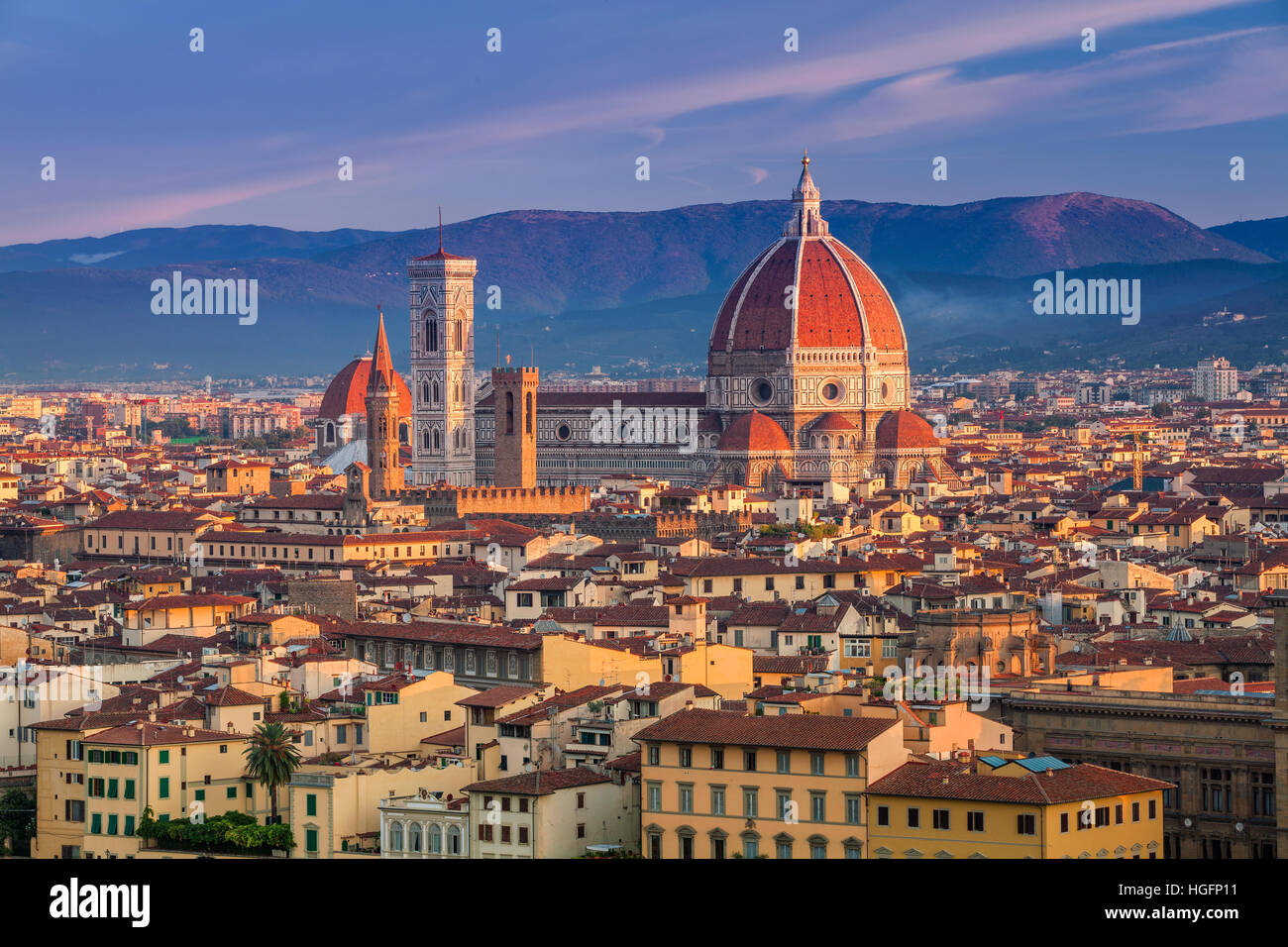 Florence. Cityscape image of Florence, Italy during sunrise Stock Photo ...