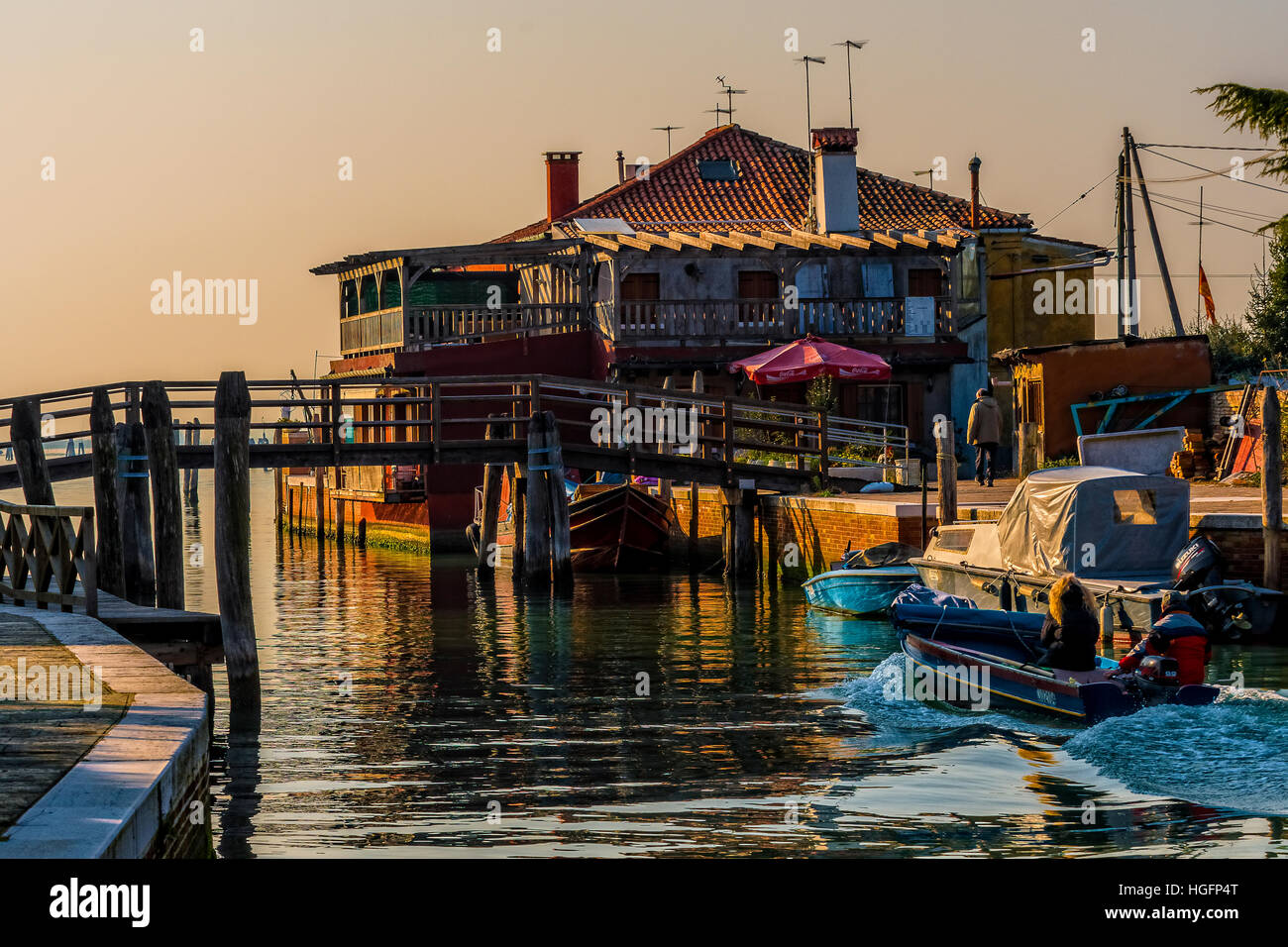 Italy Veneto Venice- Island of Mazzorbo Stock Photo - Alamy