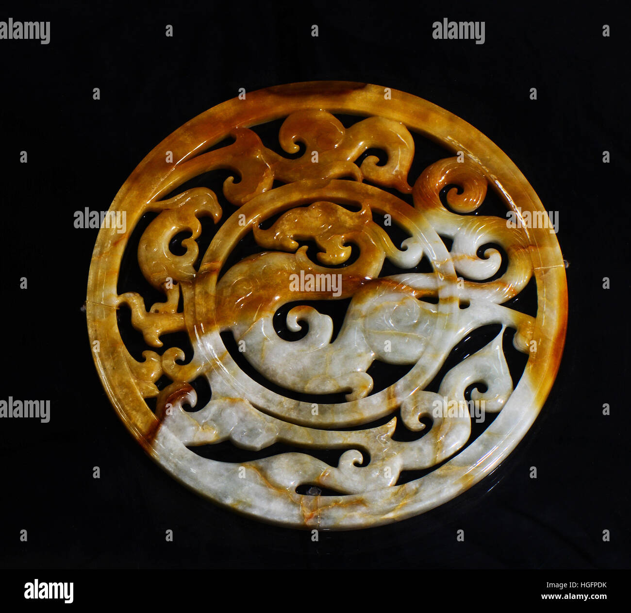 Chinese ancient jade carving Stock Photo - Alamy