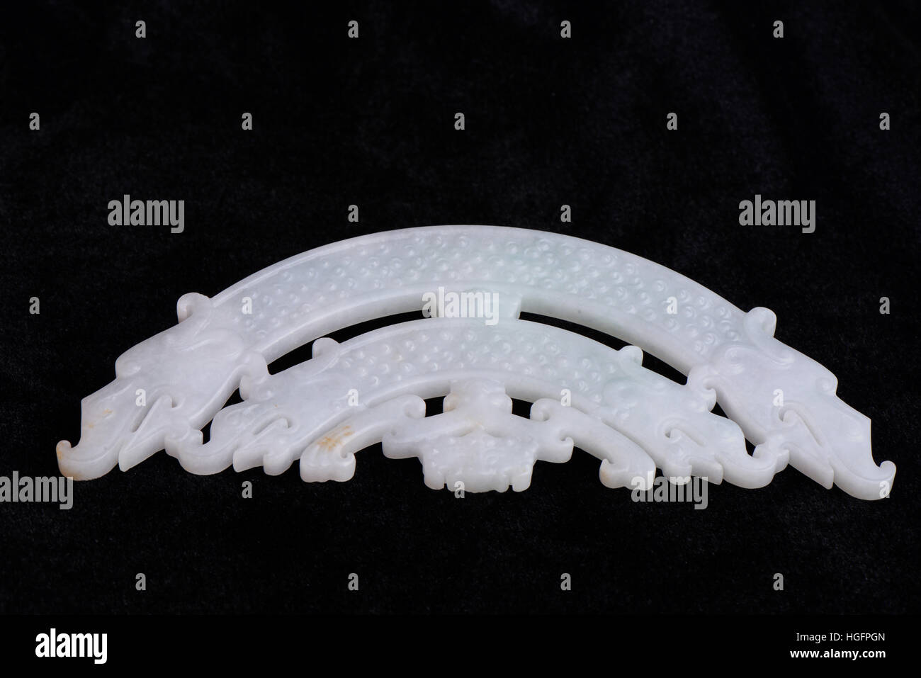 Chinese ancient jade carving Stock Photo - Alamy