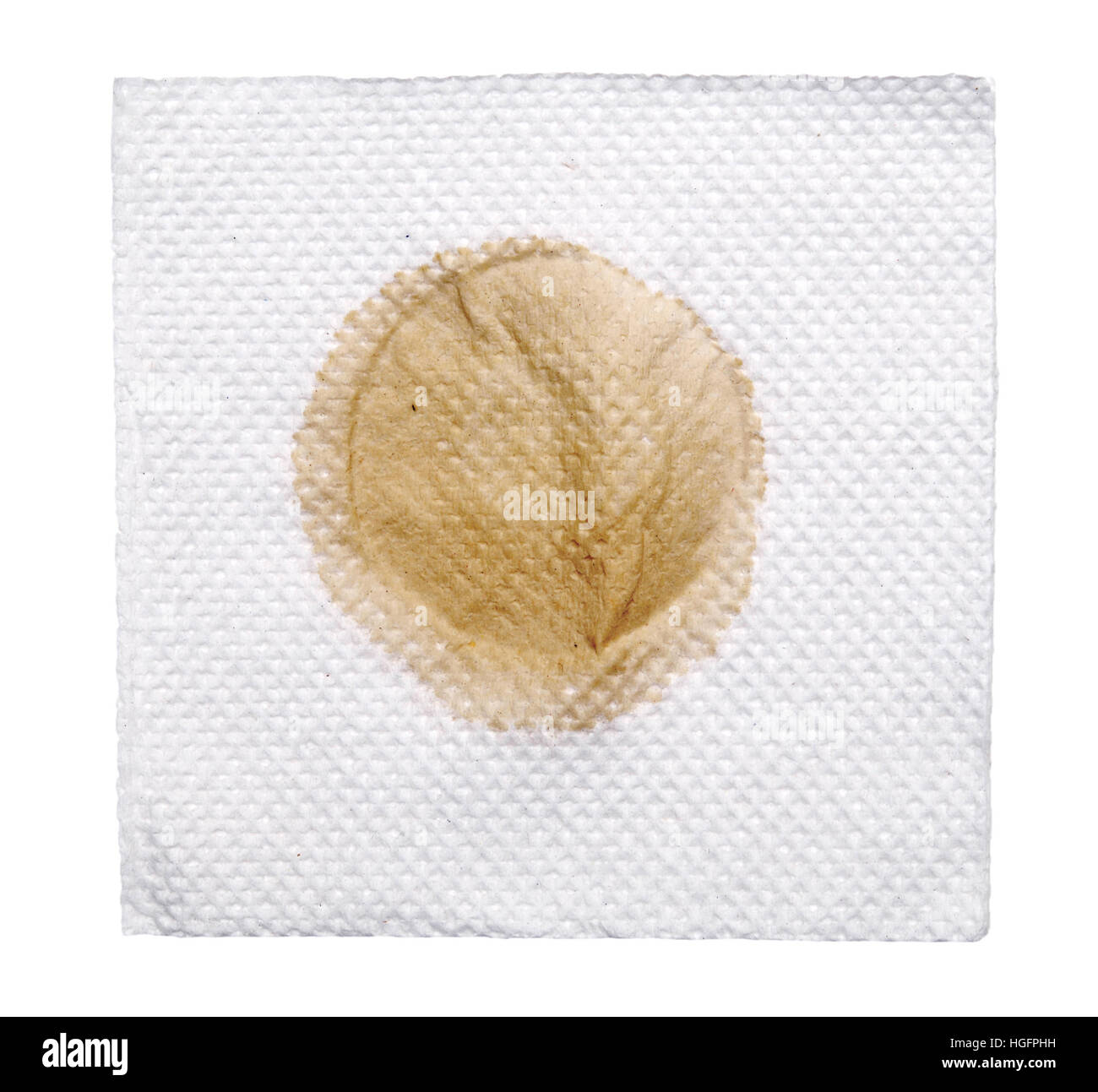 Stain on a paper napkin hi-res stock photography and images - Alamy