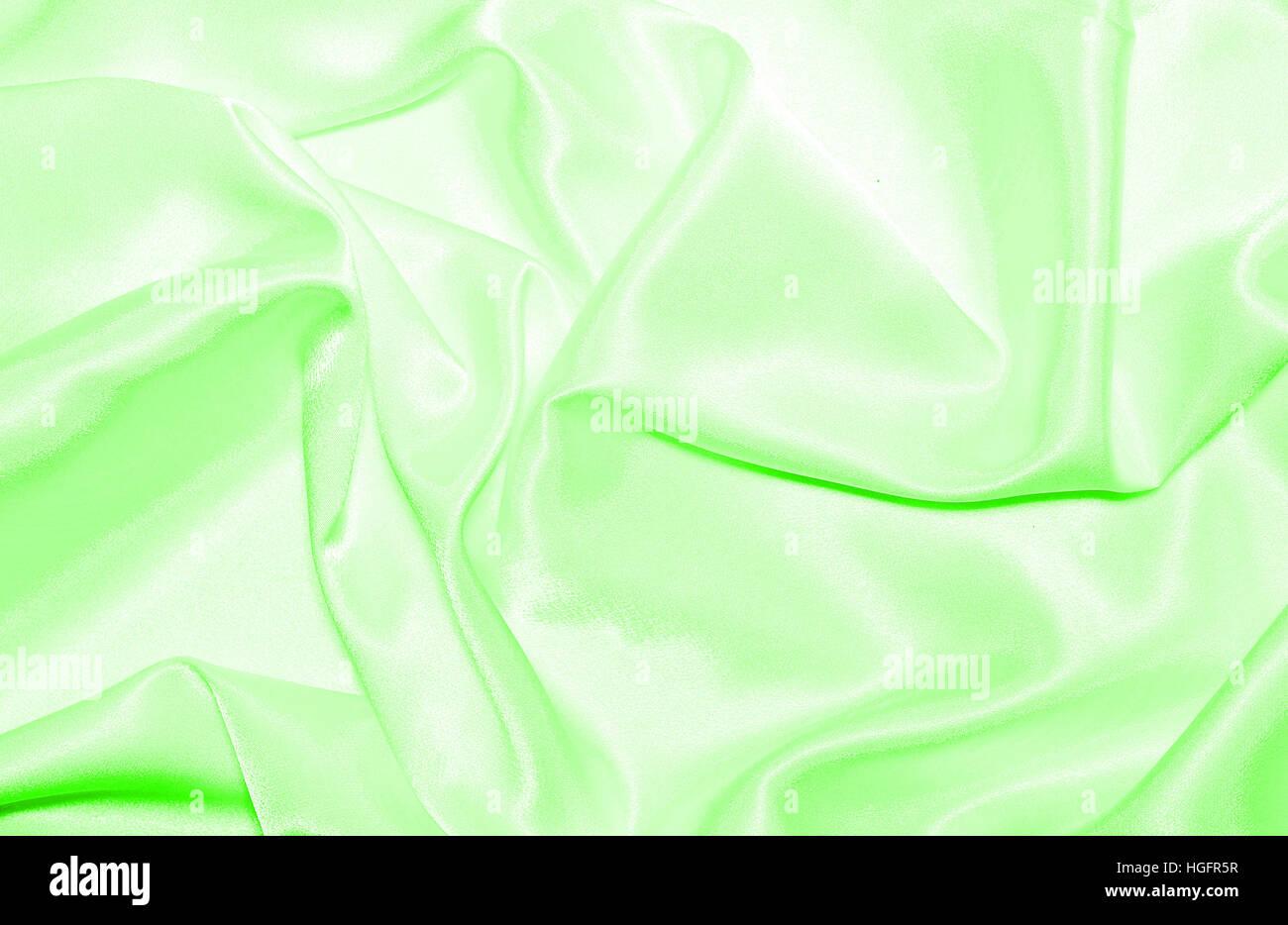 smooth elegant green silk background Stock Photo - Alamy