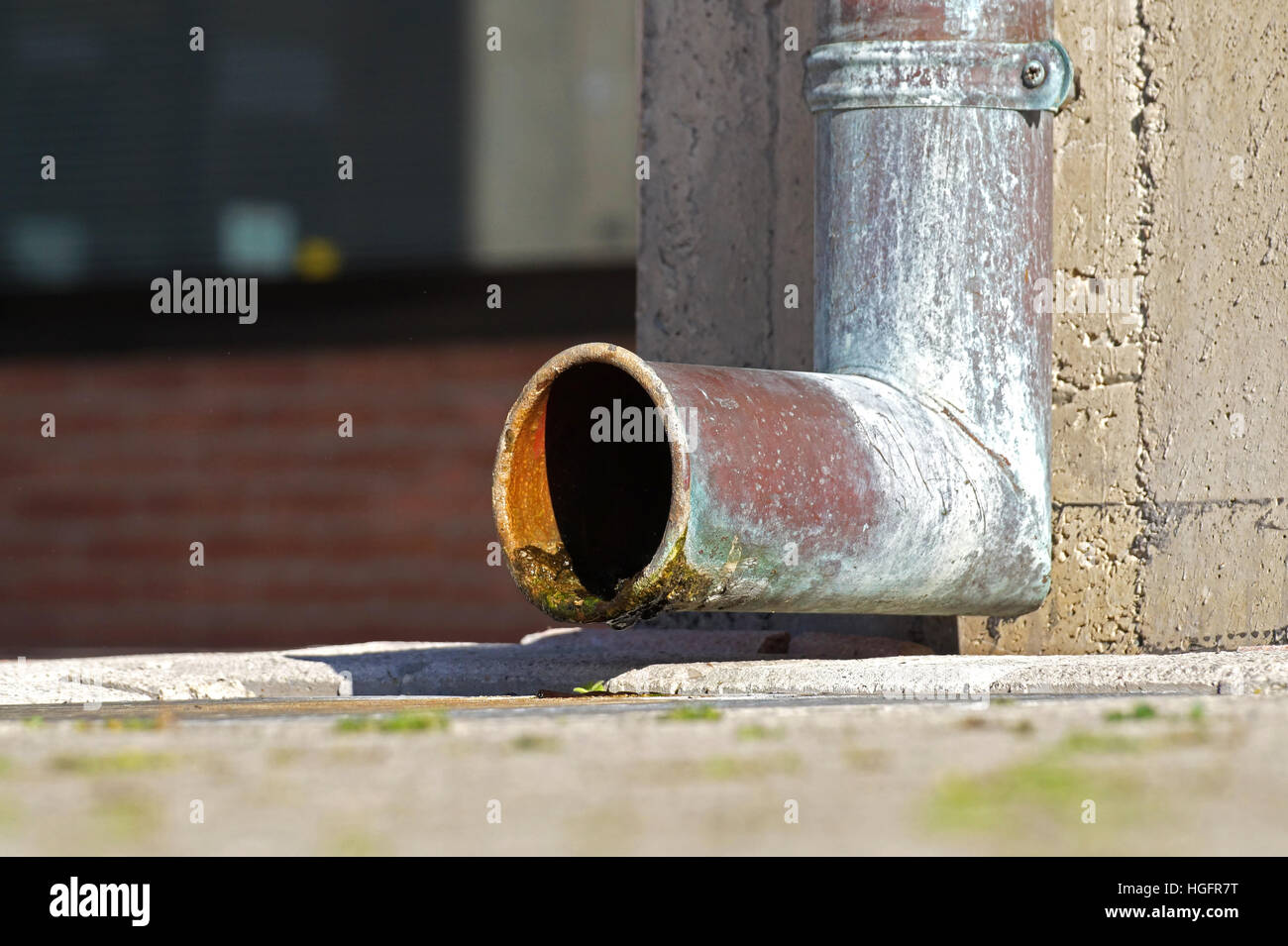 White rain gutter hi-res stock photography and images - Alamy