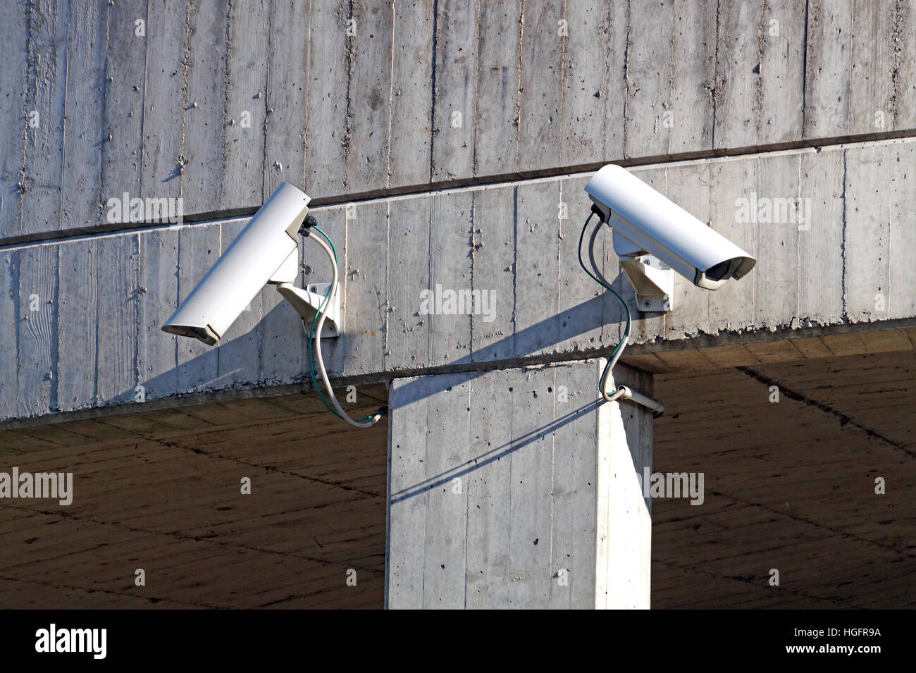 CCTV camera Security on the wall. property protection Stock Photo - Alamy