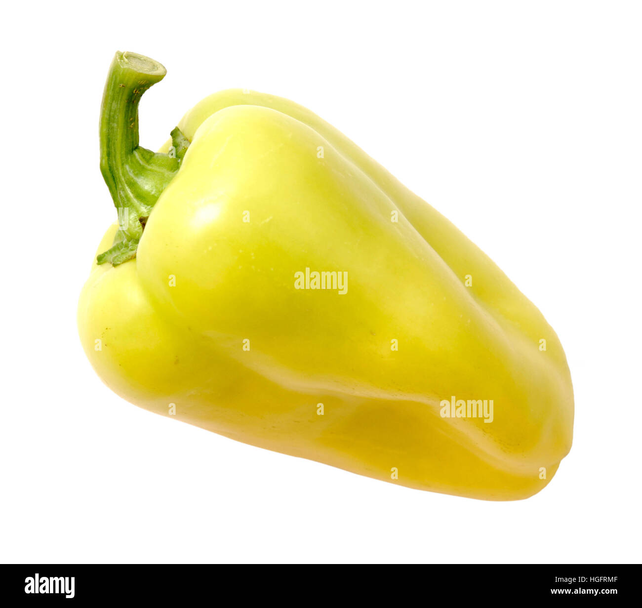 bulgarian pepper isolated on a white Stock Photo - Alamy