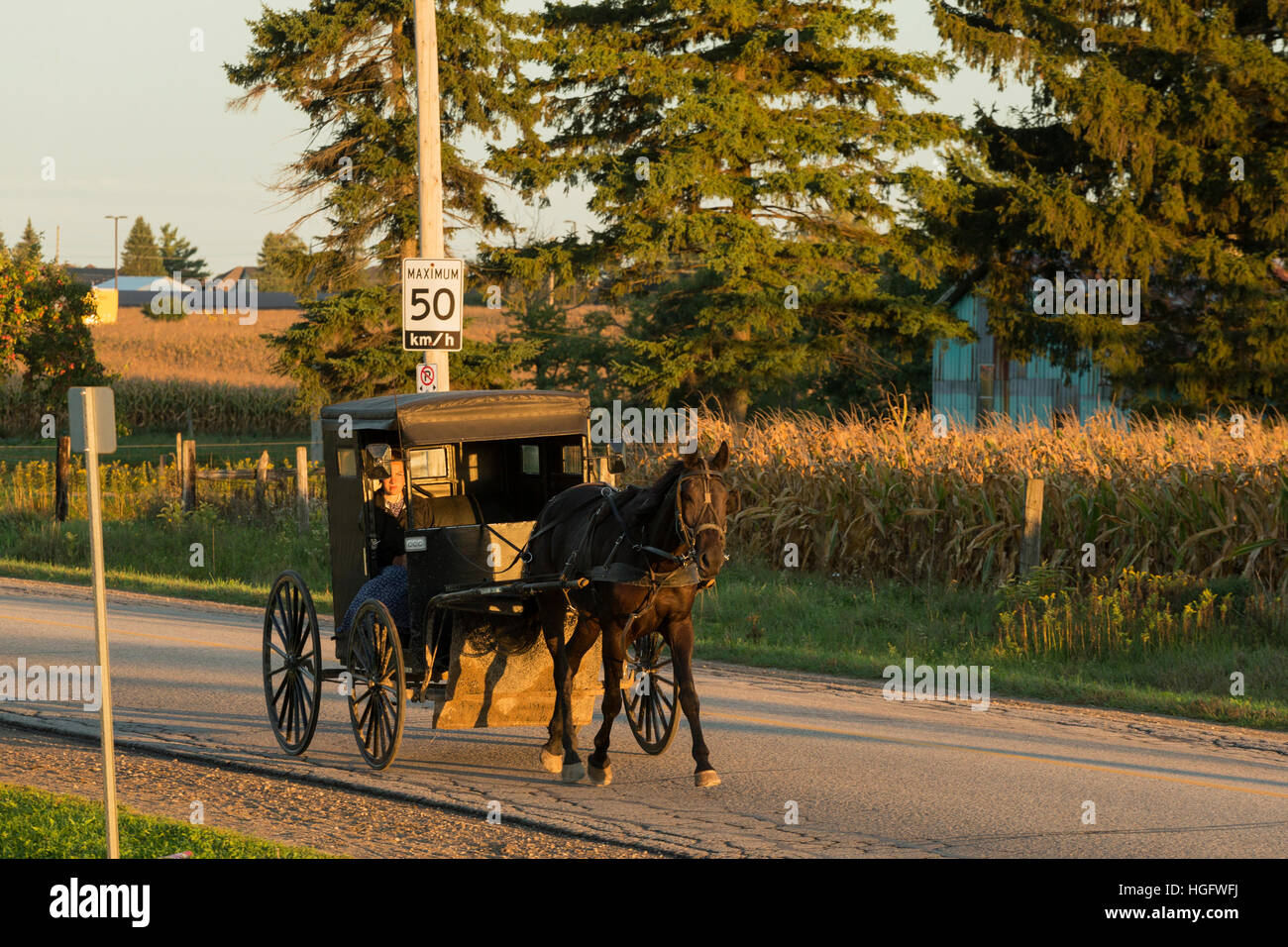 Mennonite protestant religion St Jacobs Canada Stock Photo - Alamy