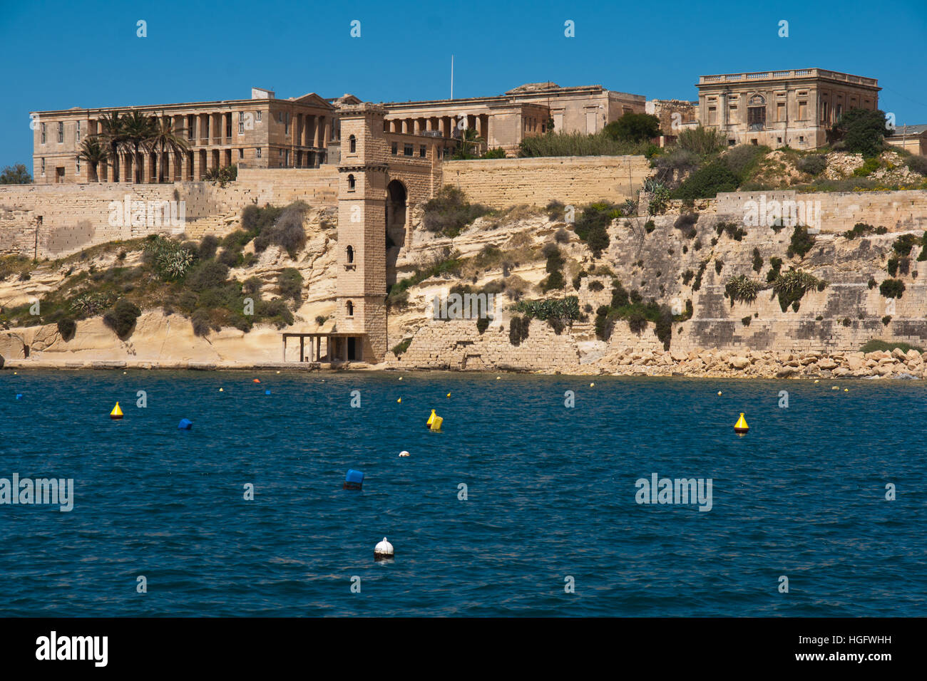 A view of Cospicua, one of the three cities, Malta Stock Photo - Alamy