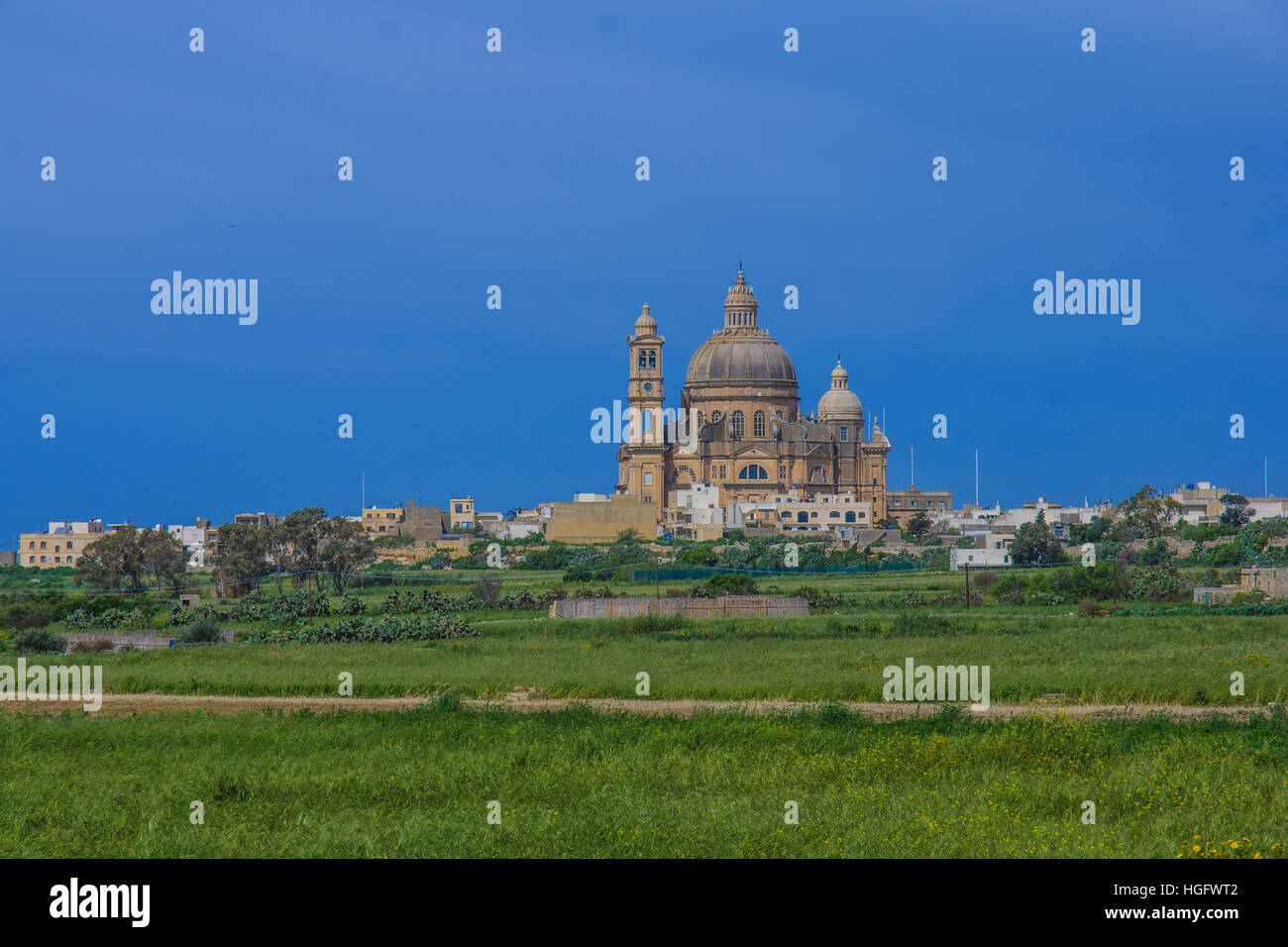 The Rotunda Of Xewkija Church High Resolution Stock Photography and ...