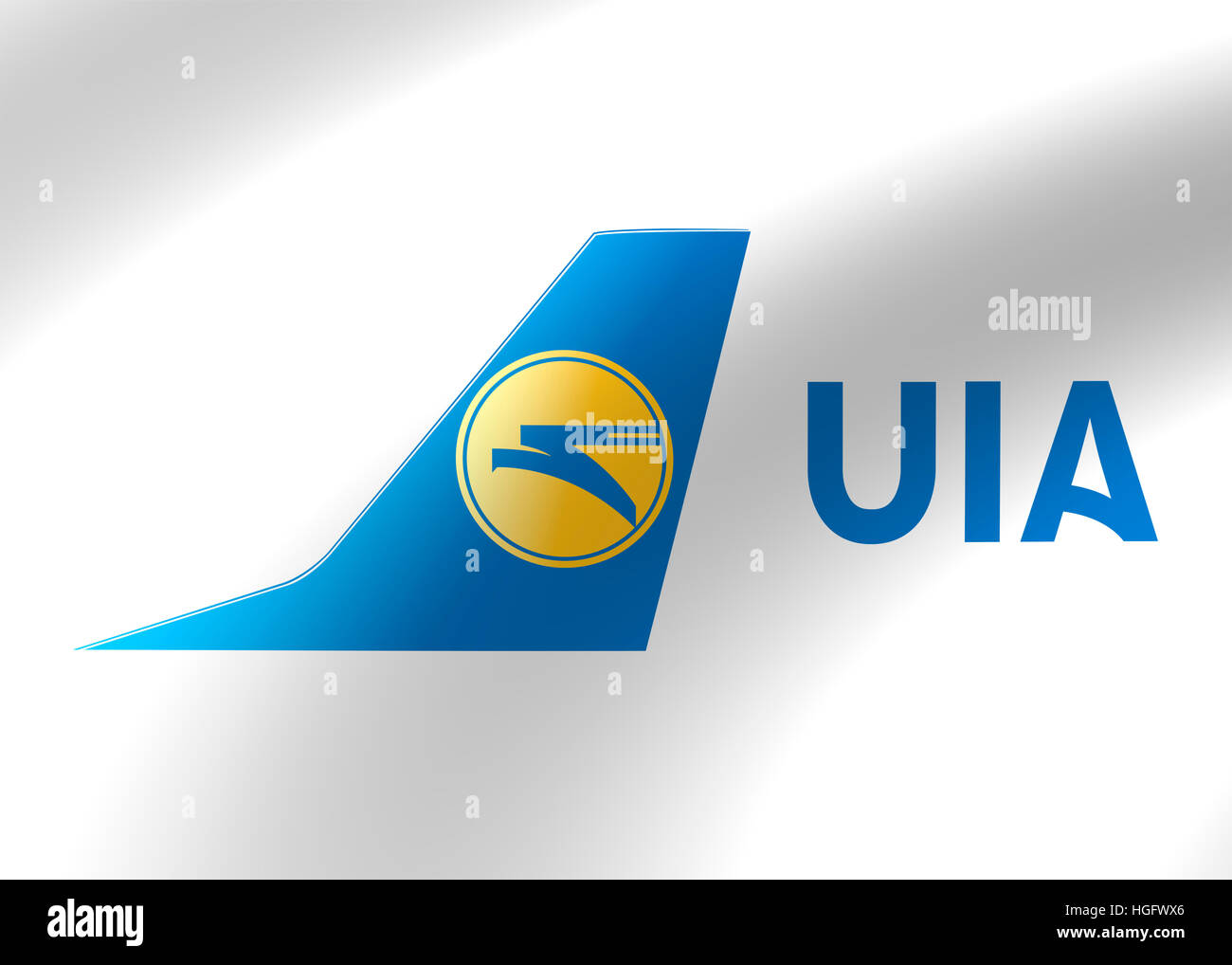 Ukraine International Airlines logo Stock Photo - Alamy