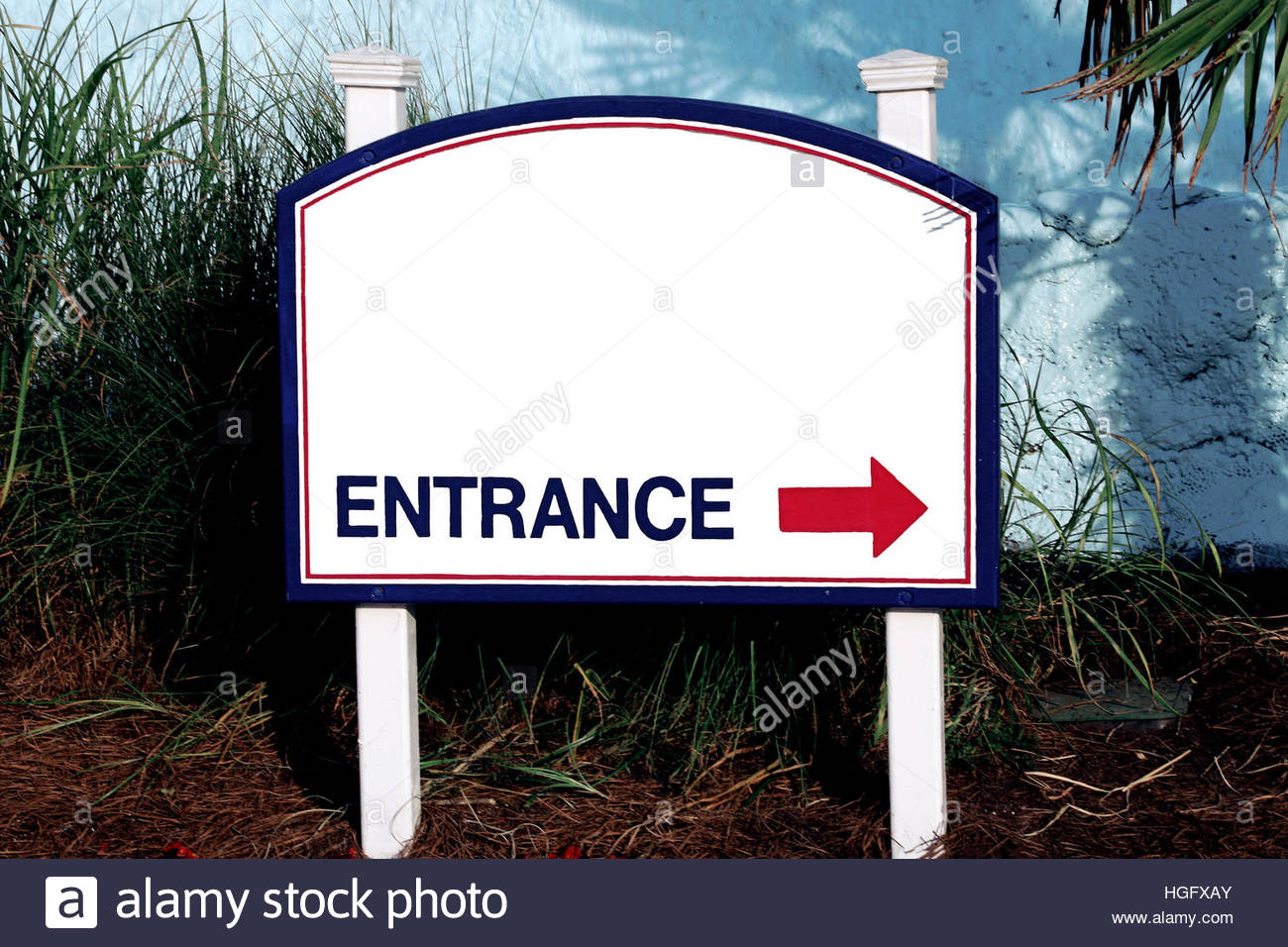 Blank Road Sign Entrance Stock Photos & Blank Road Sign Entrance Stock ...