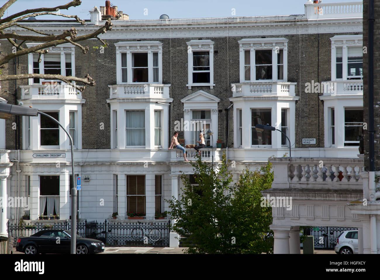 Couple Balcony London High Resolution Stock Photography and Images - Alamy