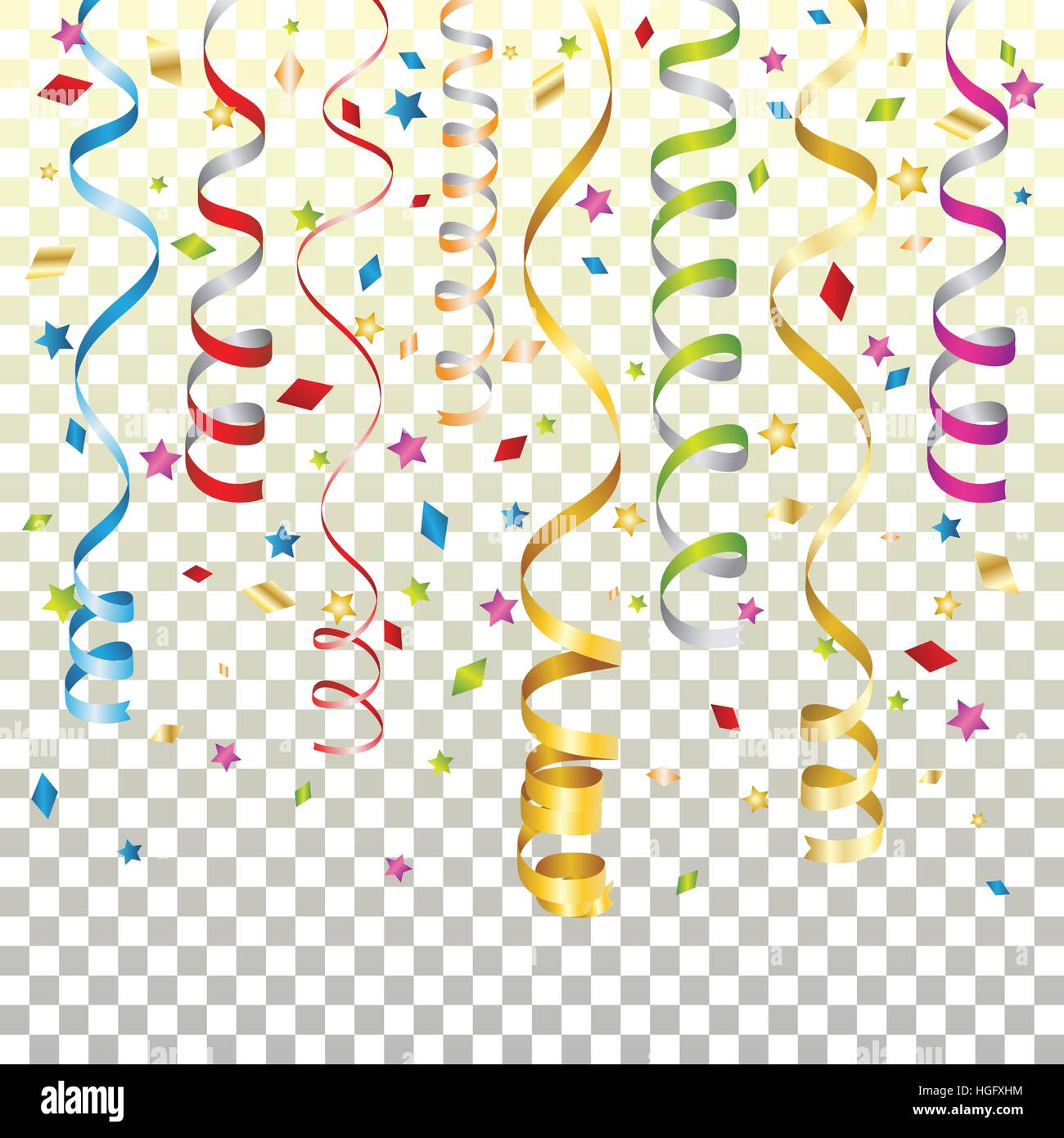White streamer Stock Vector Images - Alamy