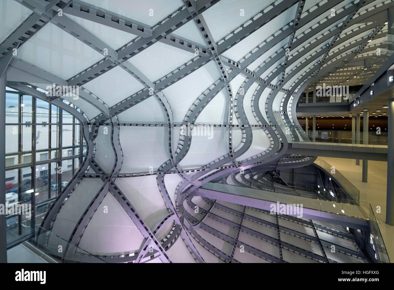 The Eur Convention Centre "La Nuvola" by architect Massimiliano Fuksas ...