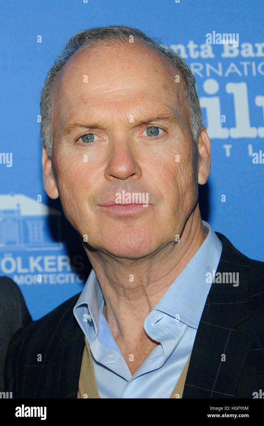 Actor Michael Keaton from 'Spotlight' arrives for the American Riviera ...